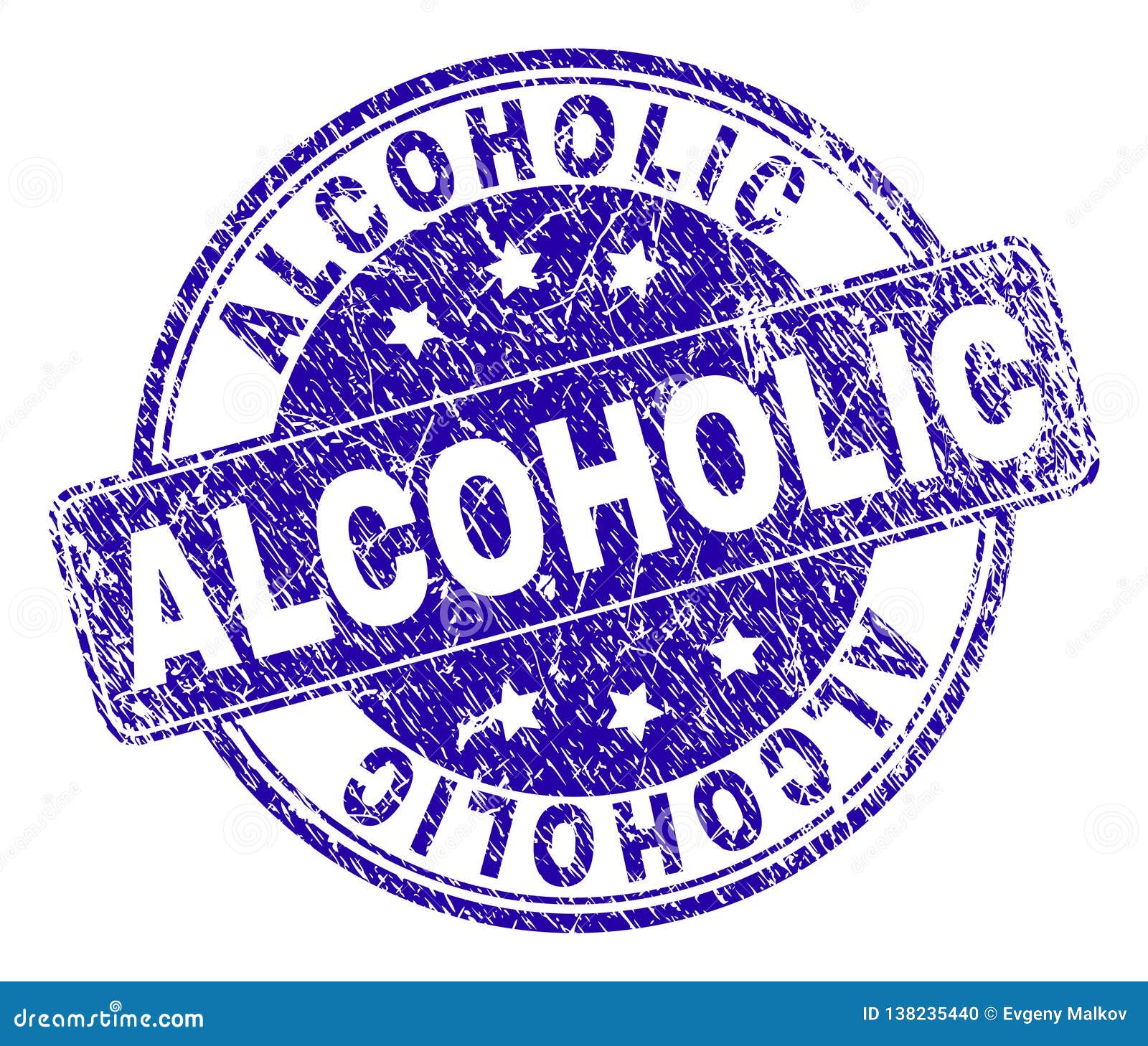 Grunge Textured ALCOHOLIC Stamp Seal Stock Vector - Illustration of ...