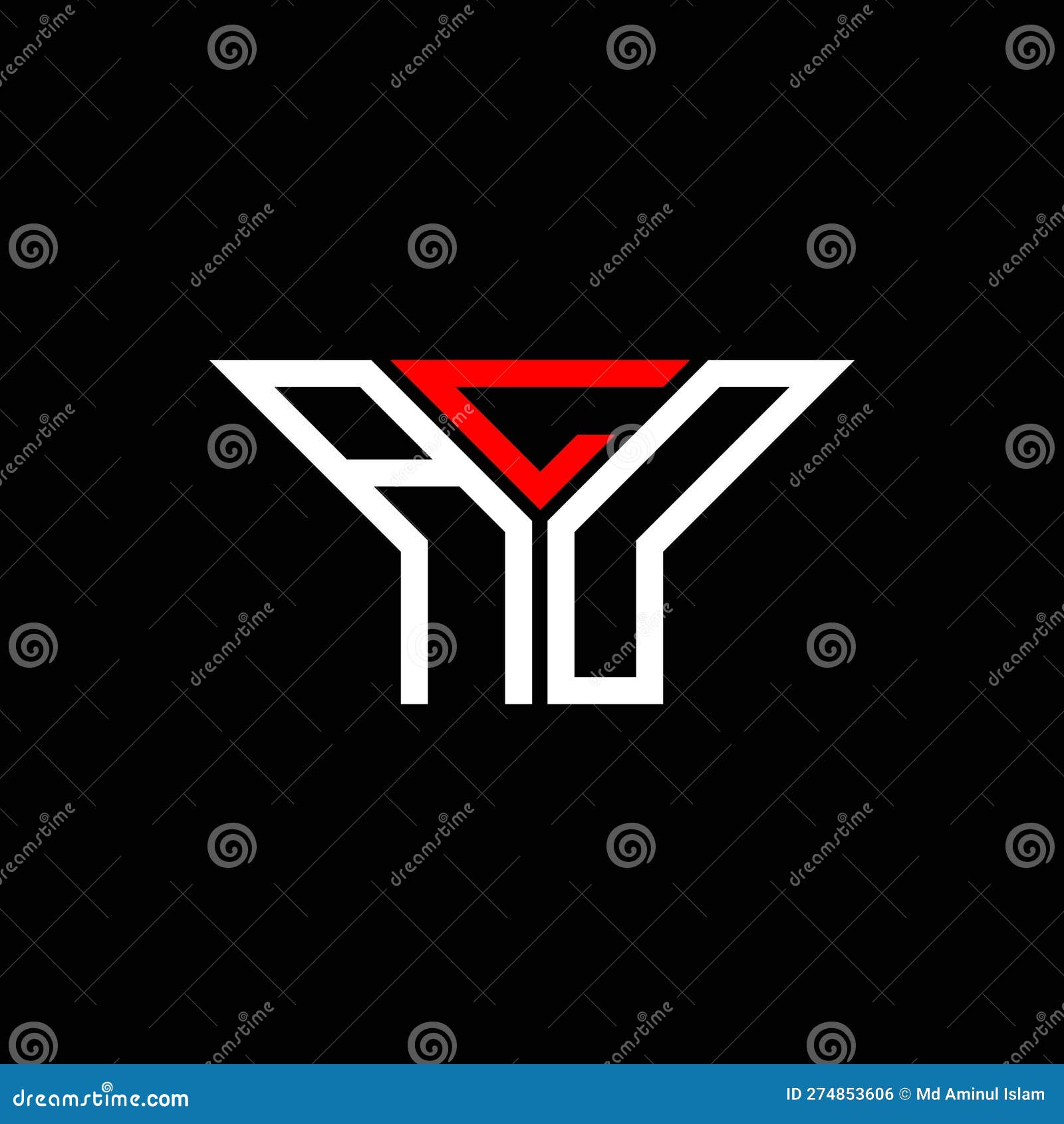 ALD Letter Logo Creative Design with Vector Graphic, ALD Stock Vector ...