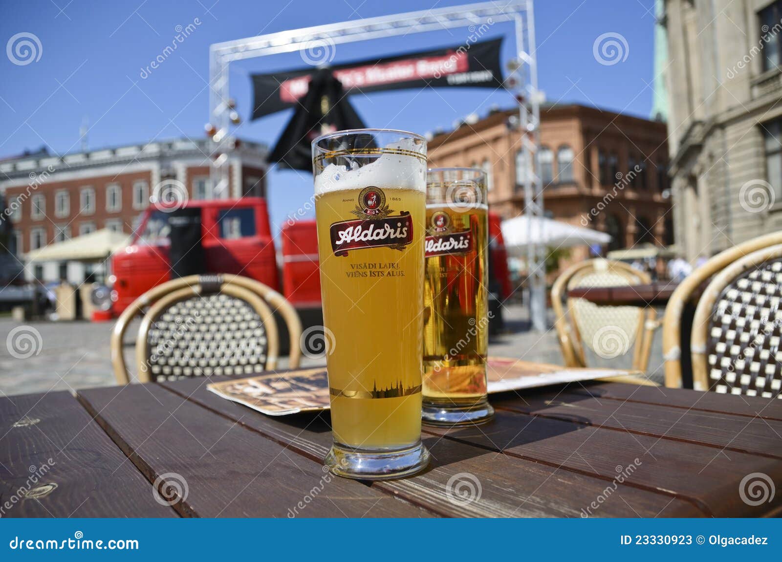 Aldaris beer editorial stock photo. Image of cafe, brewing - 23330923