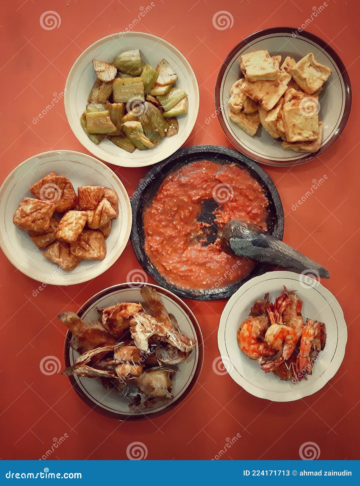 Aldea Antigua De Comida Tradicional Imagen de archivo - Imagen de ...