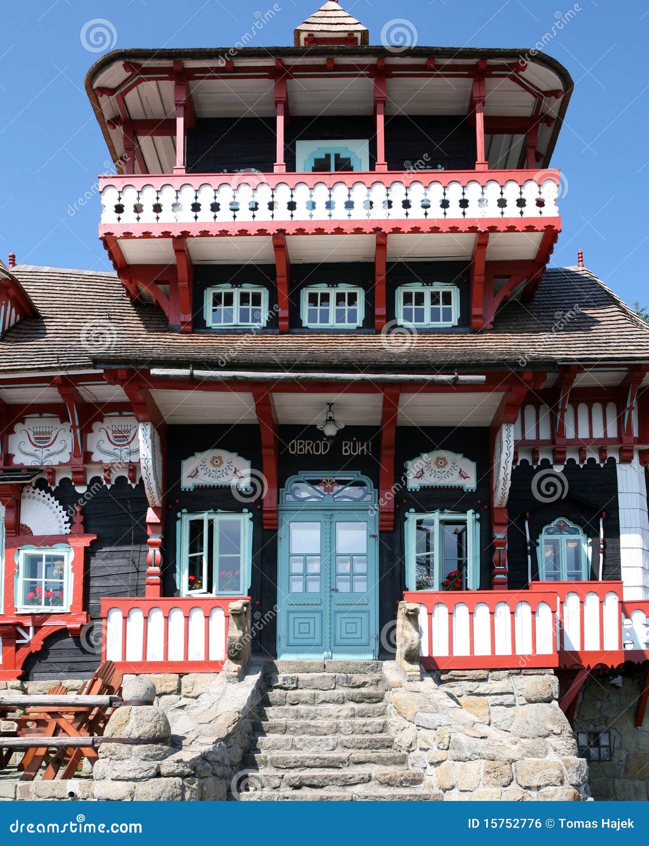 Aldea Pustevny, República Checa Foto de archivo - Imagen de eslovaco ...