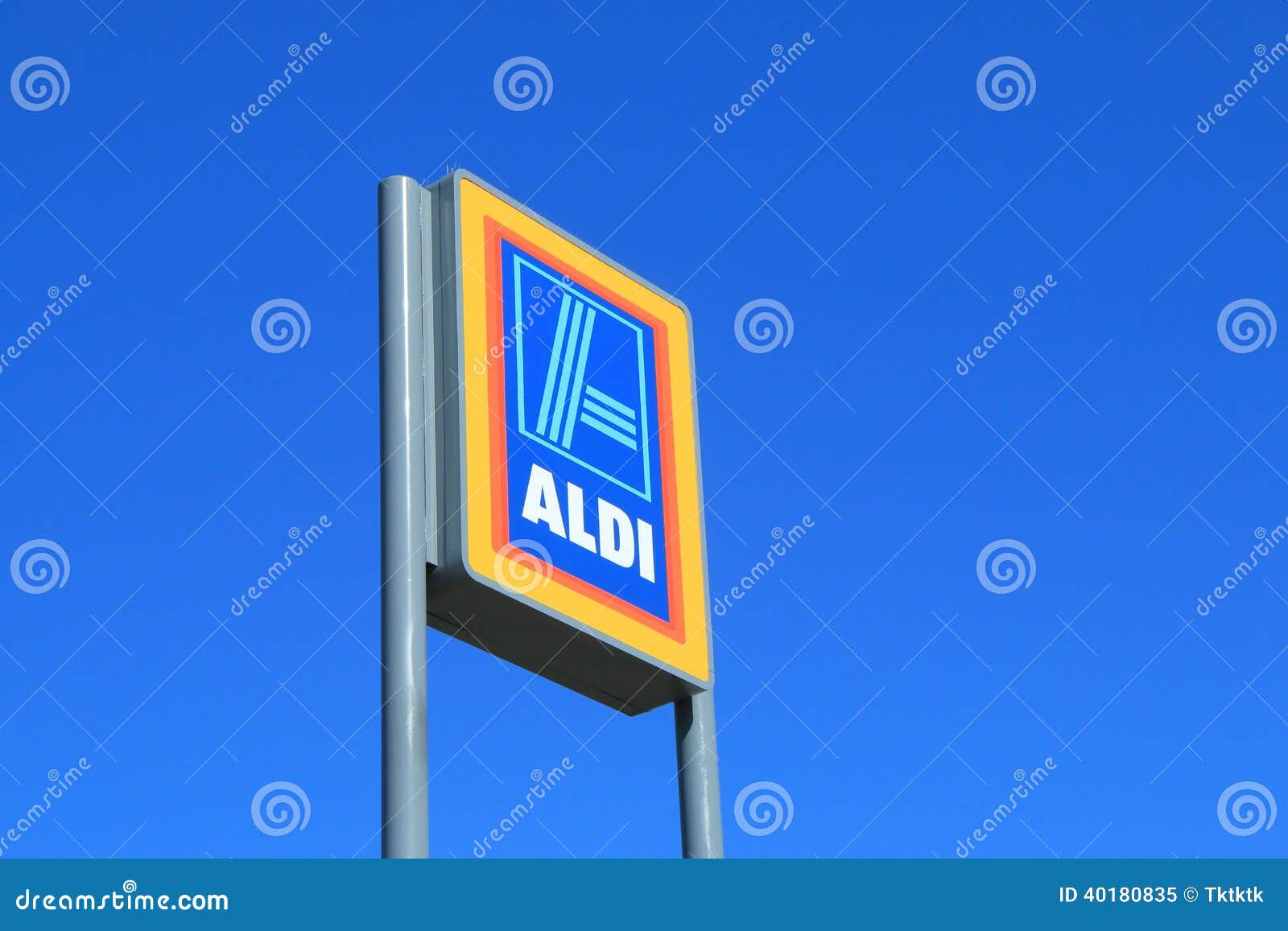 Aldi Supermarket Logo On A Wall Editorial Image | CartoonDealer.com ...