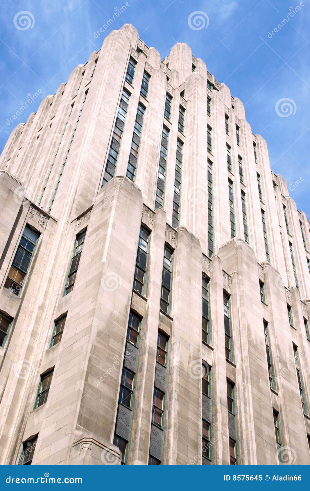 Aldred building stock image. Image of cloudy, canada, deco - 8575645