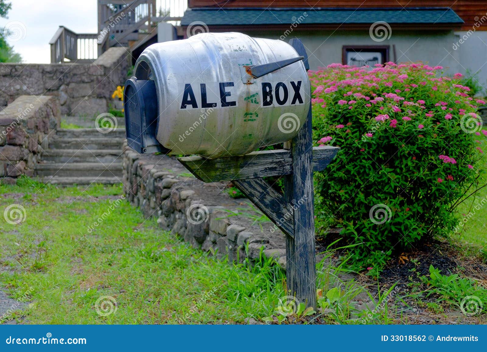 The Ale Box Mailbox stock photo. Image of funny, mailbox - 33018562