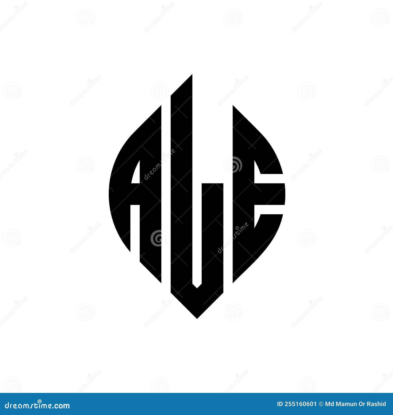 ALE Circle Letter Logo Design with Circle and Ellipse Shape. ALE ...