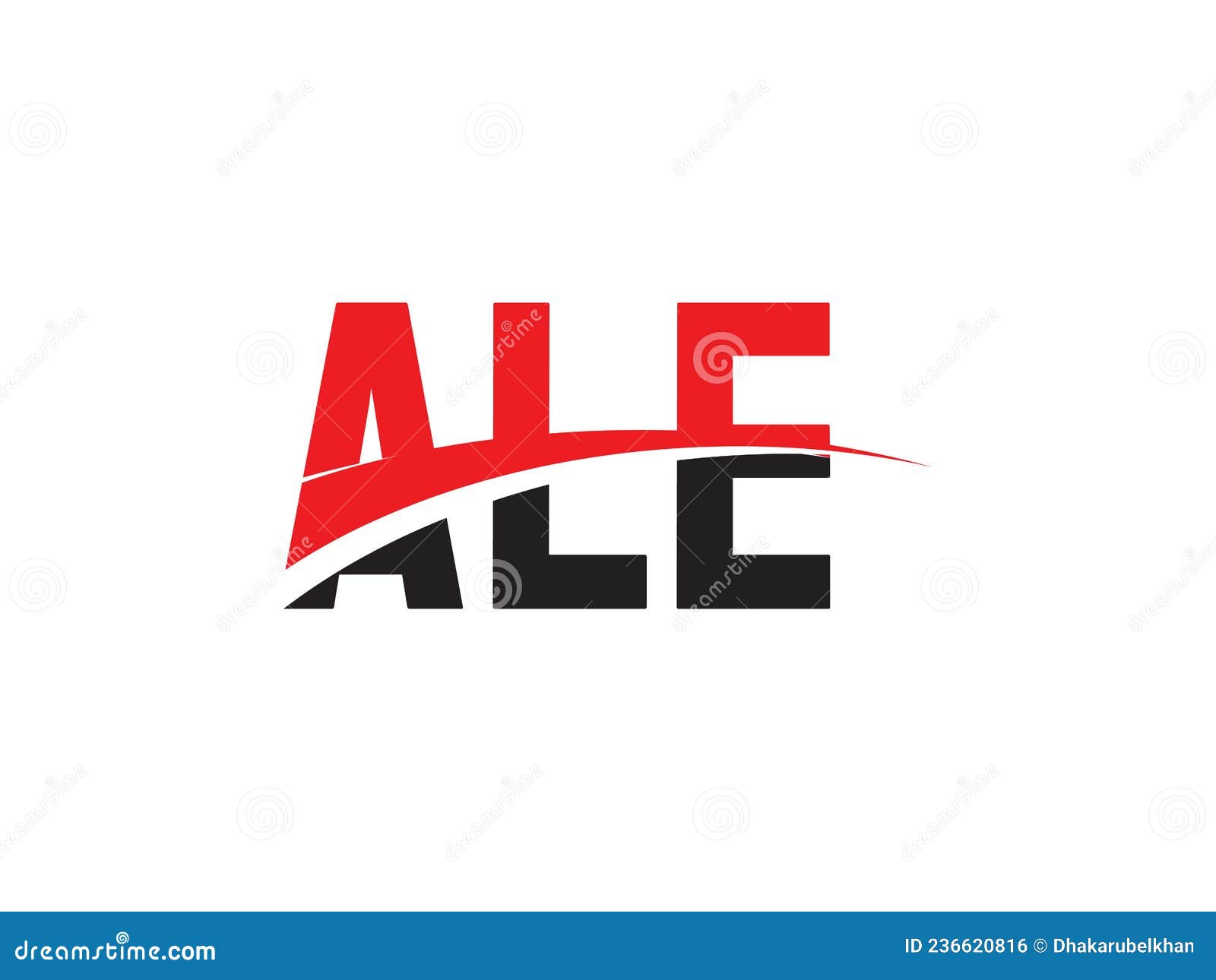 ALE Letter Initial Logo Design Vector Illustration Stock Vector ...