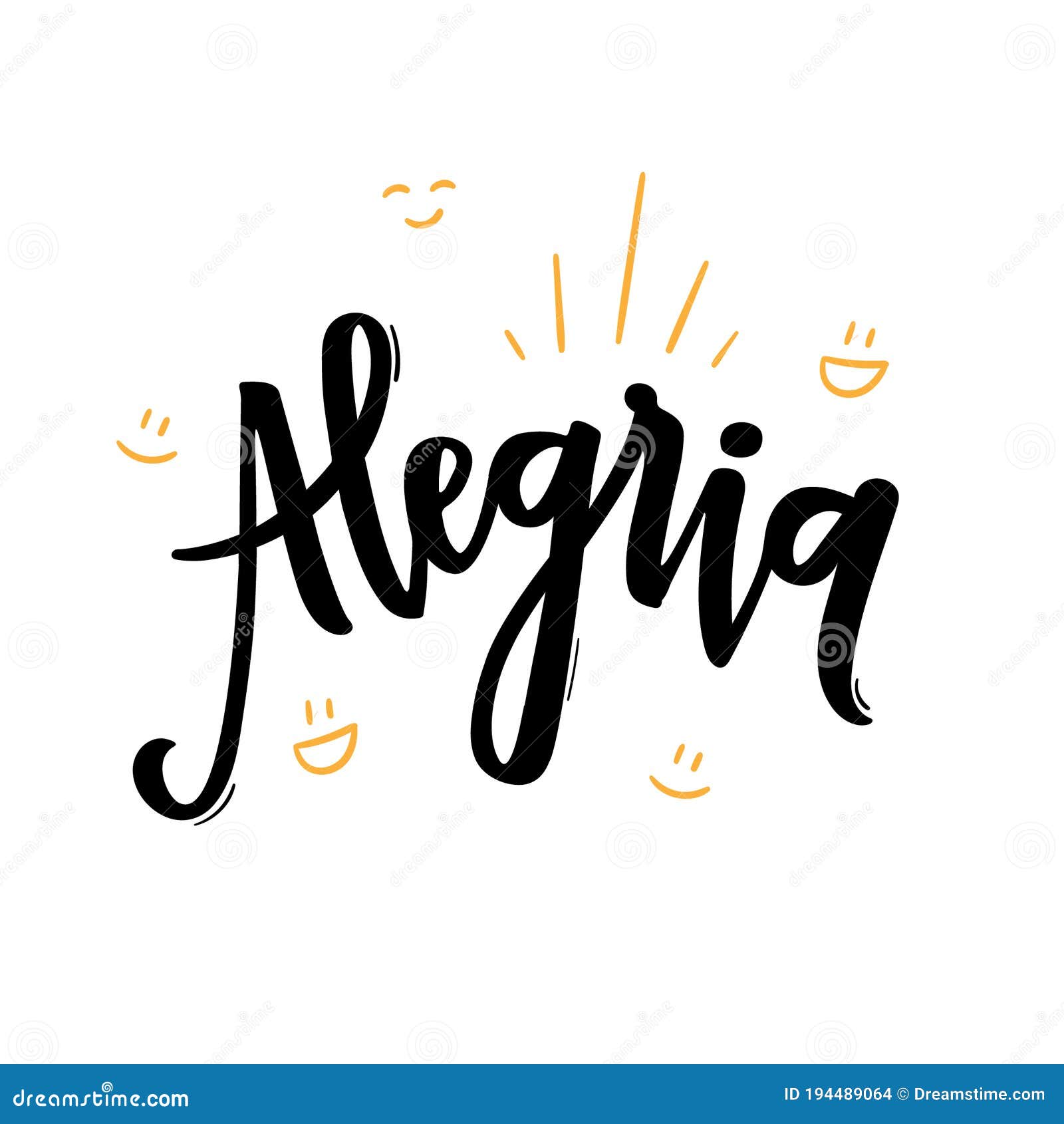 Alegria. Sentimento Brasileiro Alegre. Dia Da Alegria! Happy! Stock ...