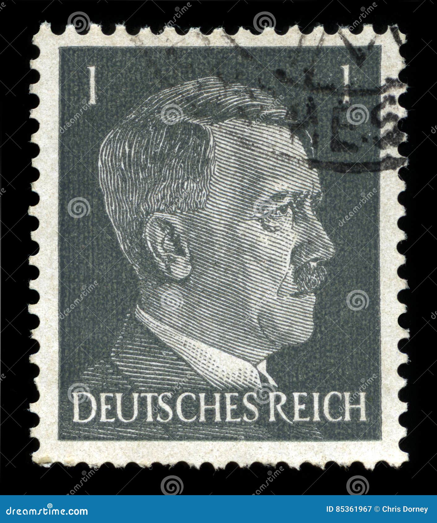 Alemão Reich Postage Stamp Desde 1941 Fotografia Editorial - Imagem de ...