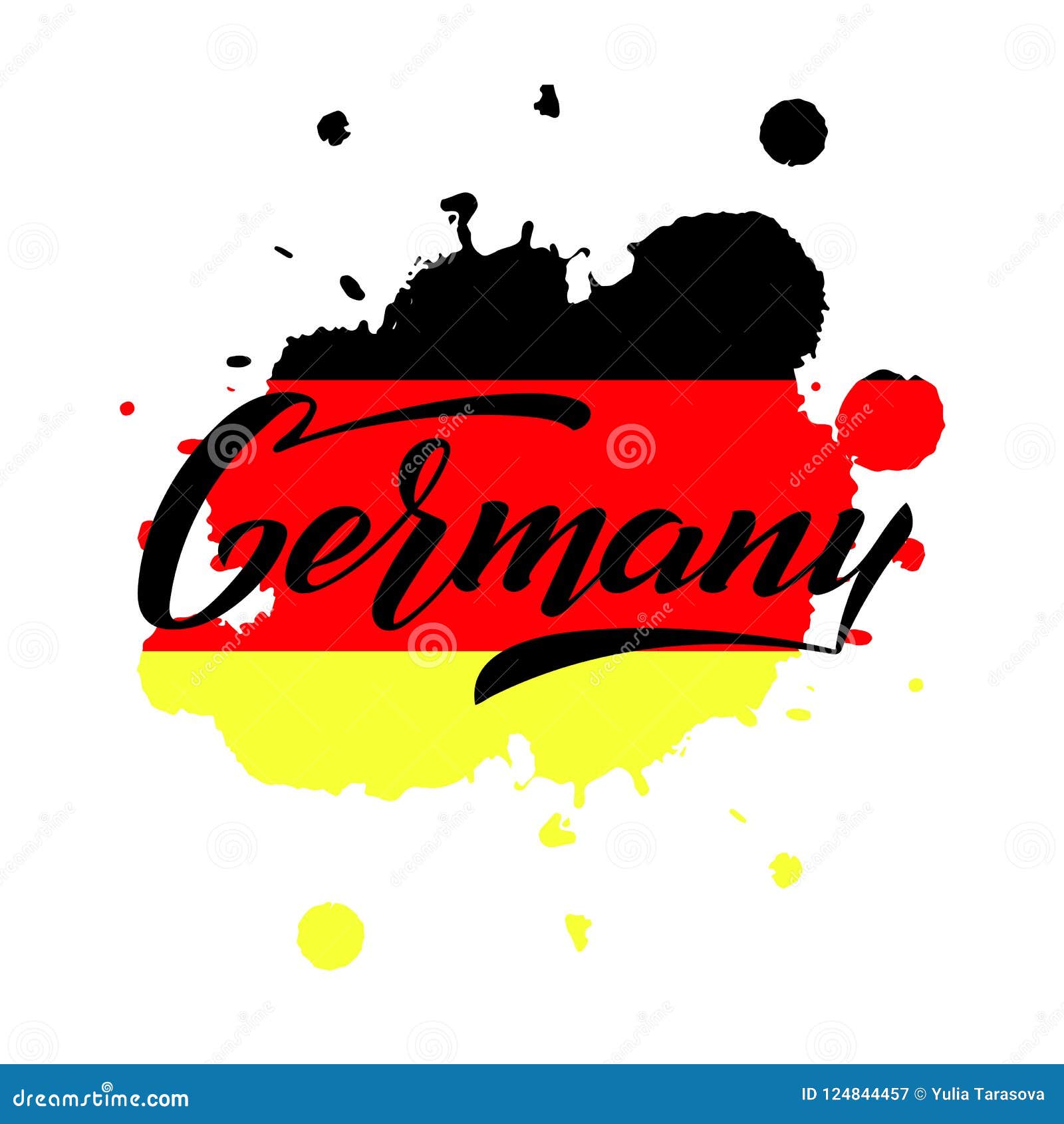 Alemania ilustración del vector. Ilustración de europeo - 124844457