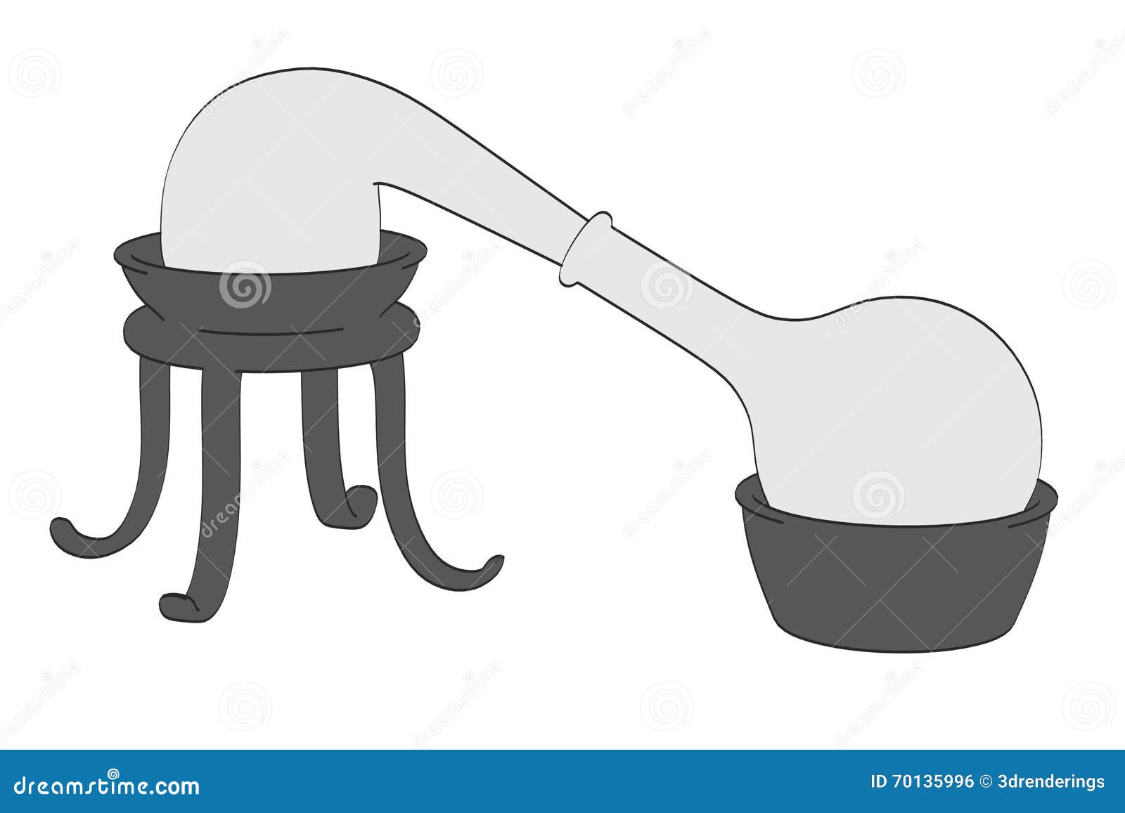 Alembic ilustração stock. Ilustração de medieval, cartoon - 70135996