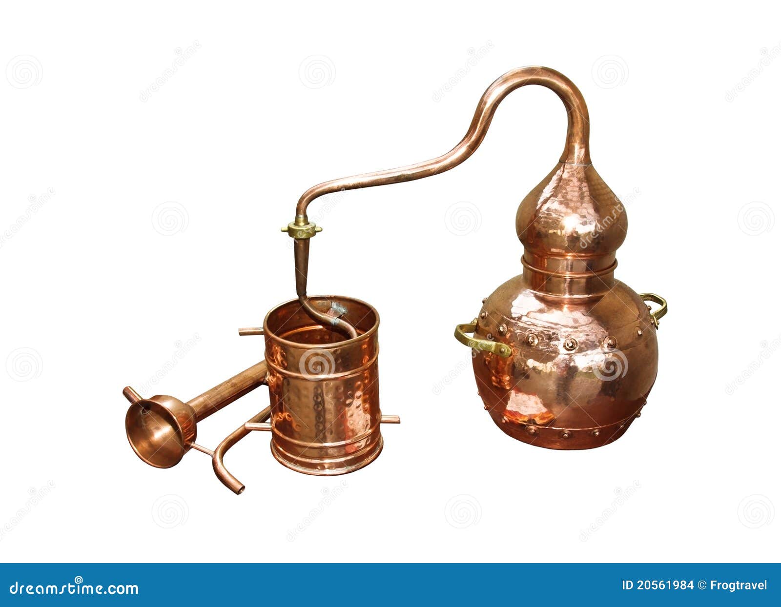 Alembic Copper stock photo. Image of distillation, hard - 20561984