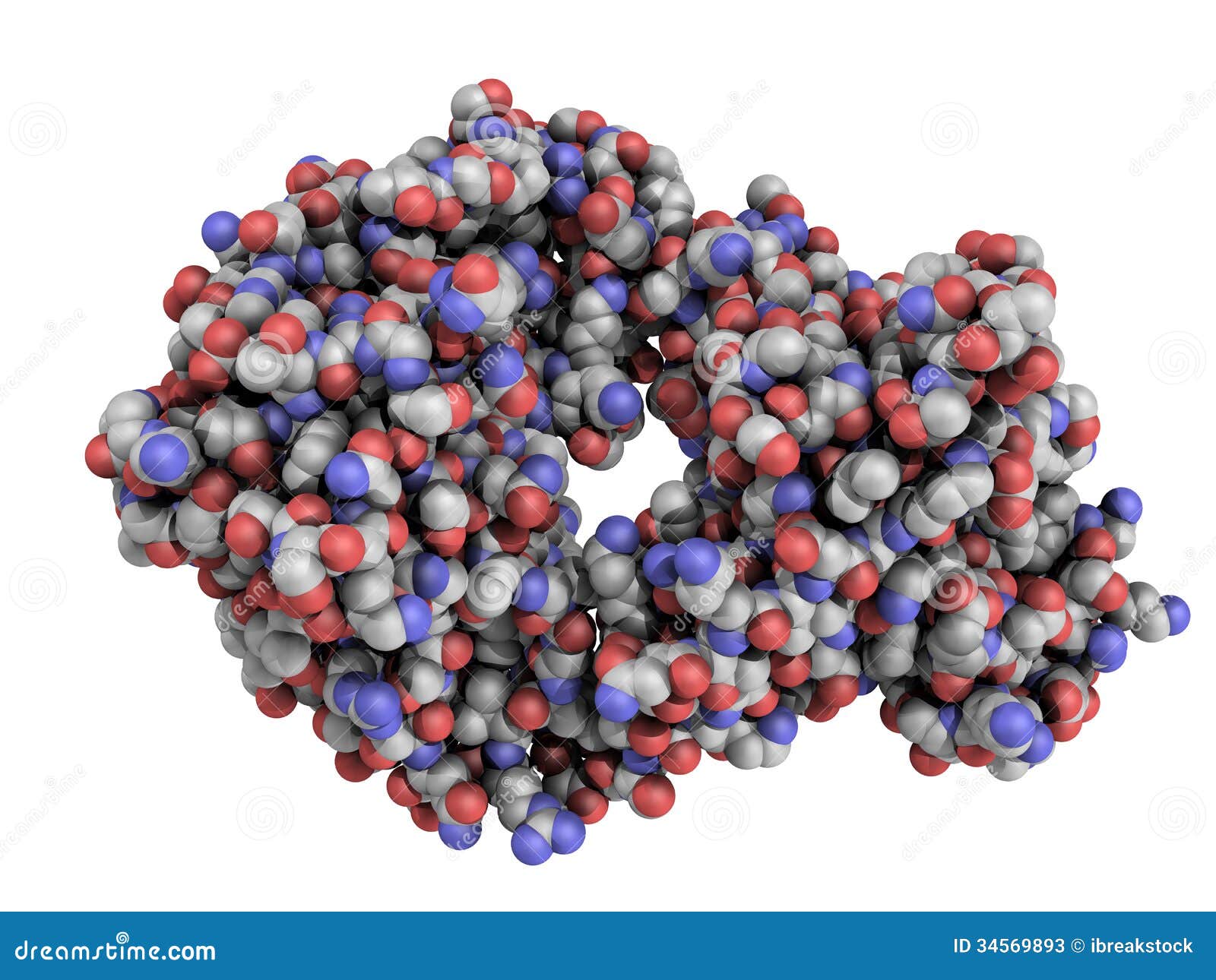 Alemtuzumab Fab Fragment Computer Model Stock Illustration ...