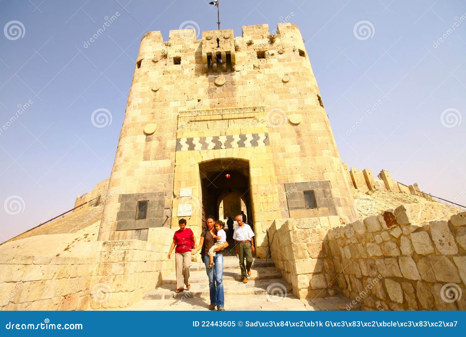 Aleppo Castle editorial image. Image of arabic, east - 22443605