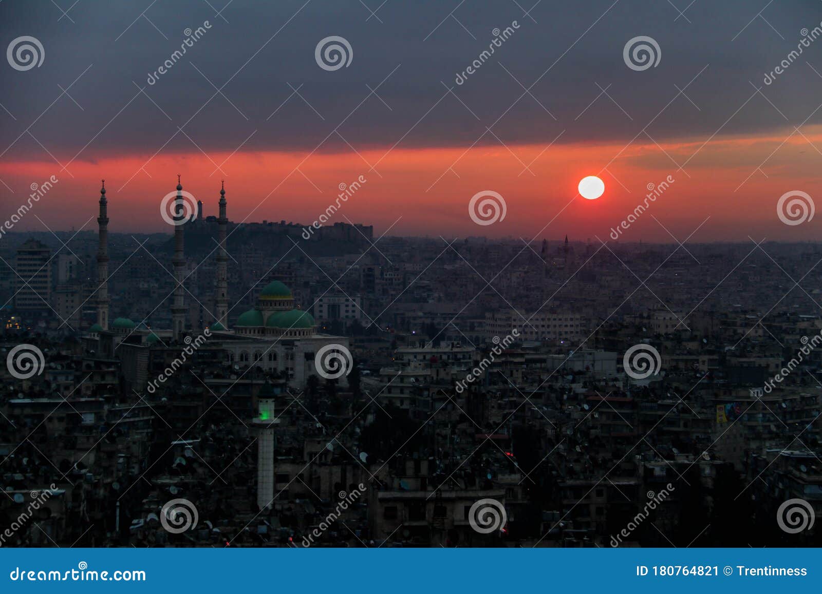 Aleppo City in Syria at Sunrise in 2020 Editorial Photo - Image of ...