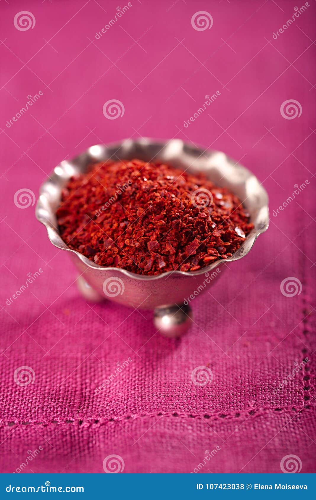 Aleppo Pepper Mild Chilli Flakes Stock Photo - Image of pepers, dried ...
