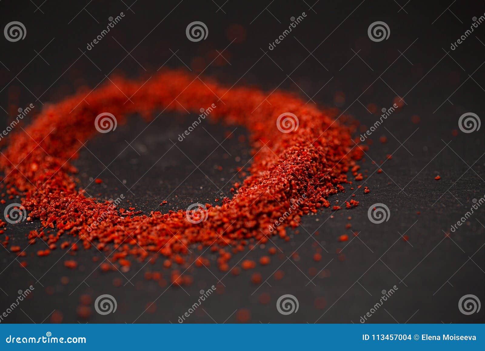 Aleppo Pepper Mild Chilli Flakes Stock Photo - Image of pile, asian ...