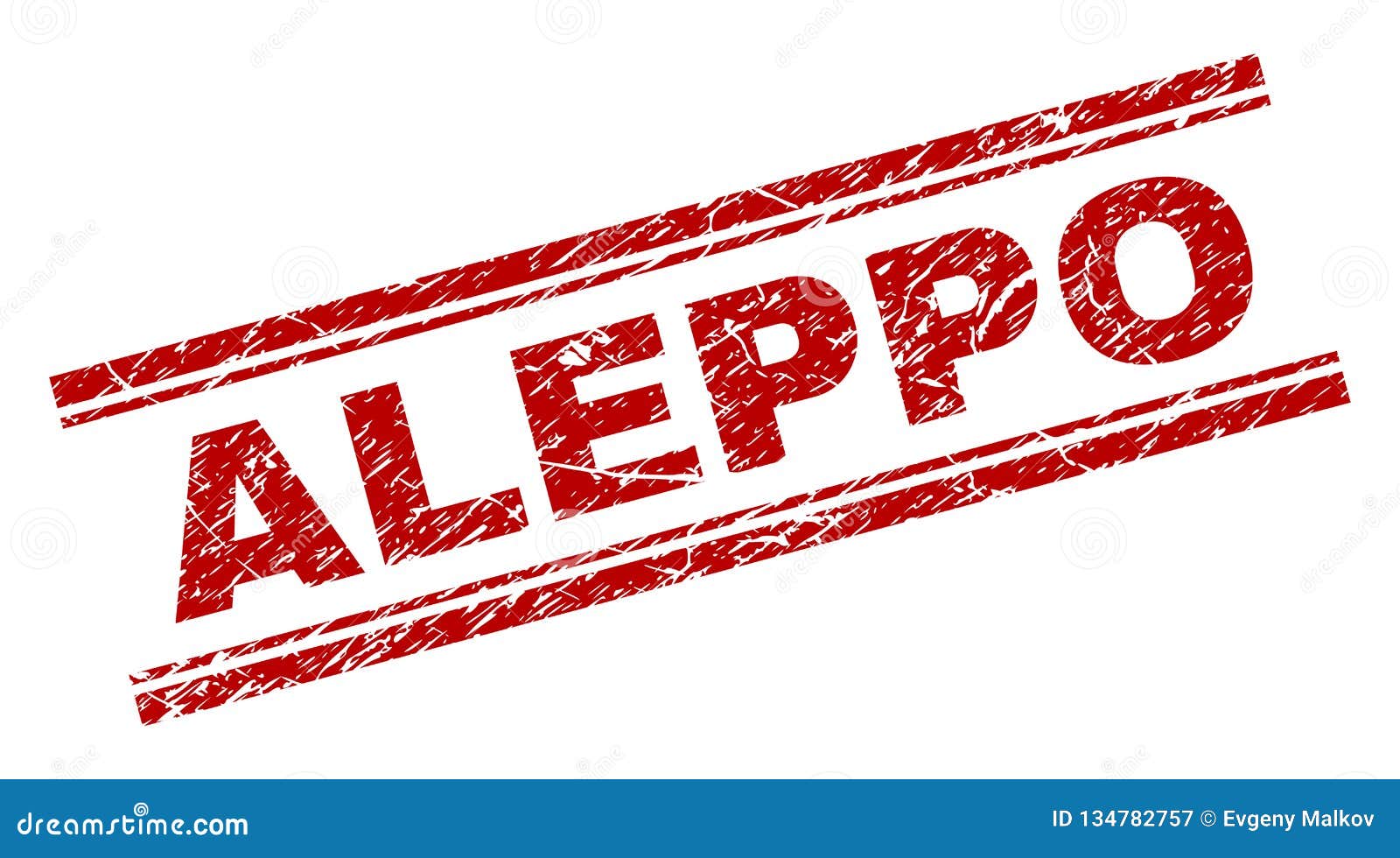 Scratched Textured ALEPPO Stamp Seal Stock Vector - Illustration of ...