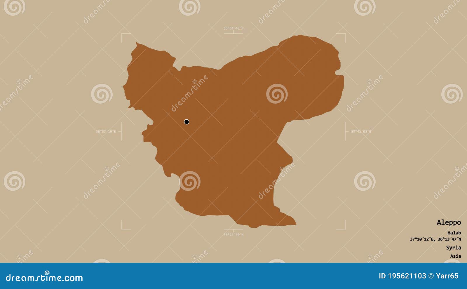 Aleppo - Syria. Bounding Box. Pattern Stock Illustration - Illustration ...