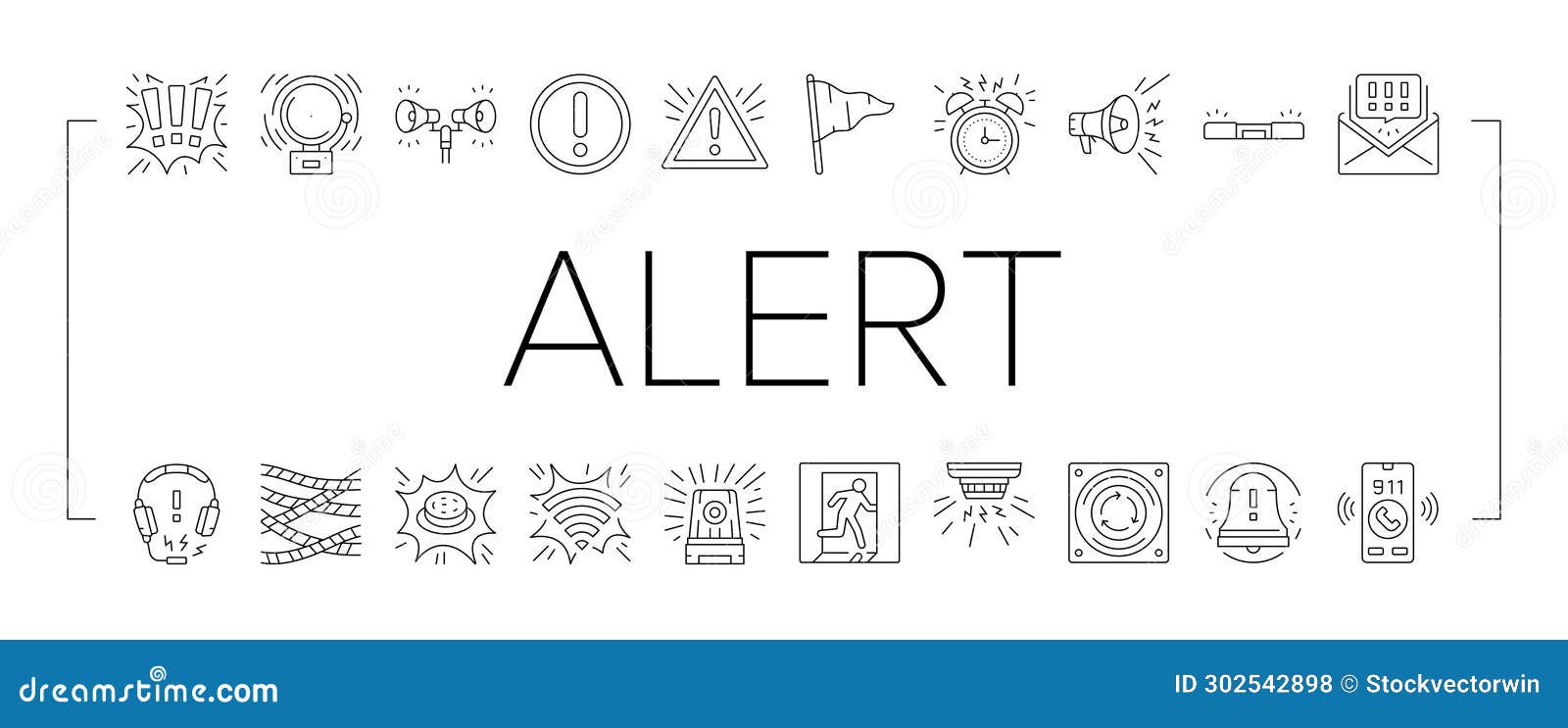 Caution Icons Line Vector Icons And Signs. Hazard, Alert, Stop, Limit ... Caution Icons Line Vector Icons And Signs. Hazard, Alert, Stop, Limit ...