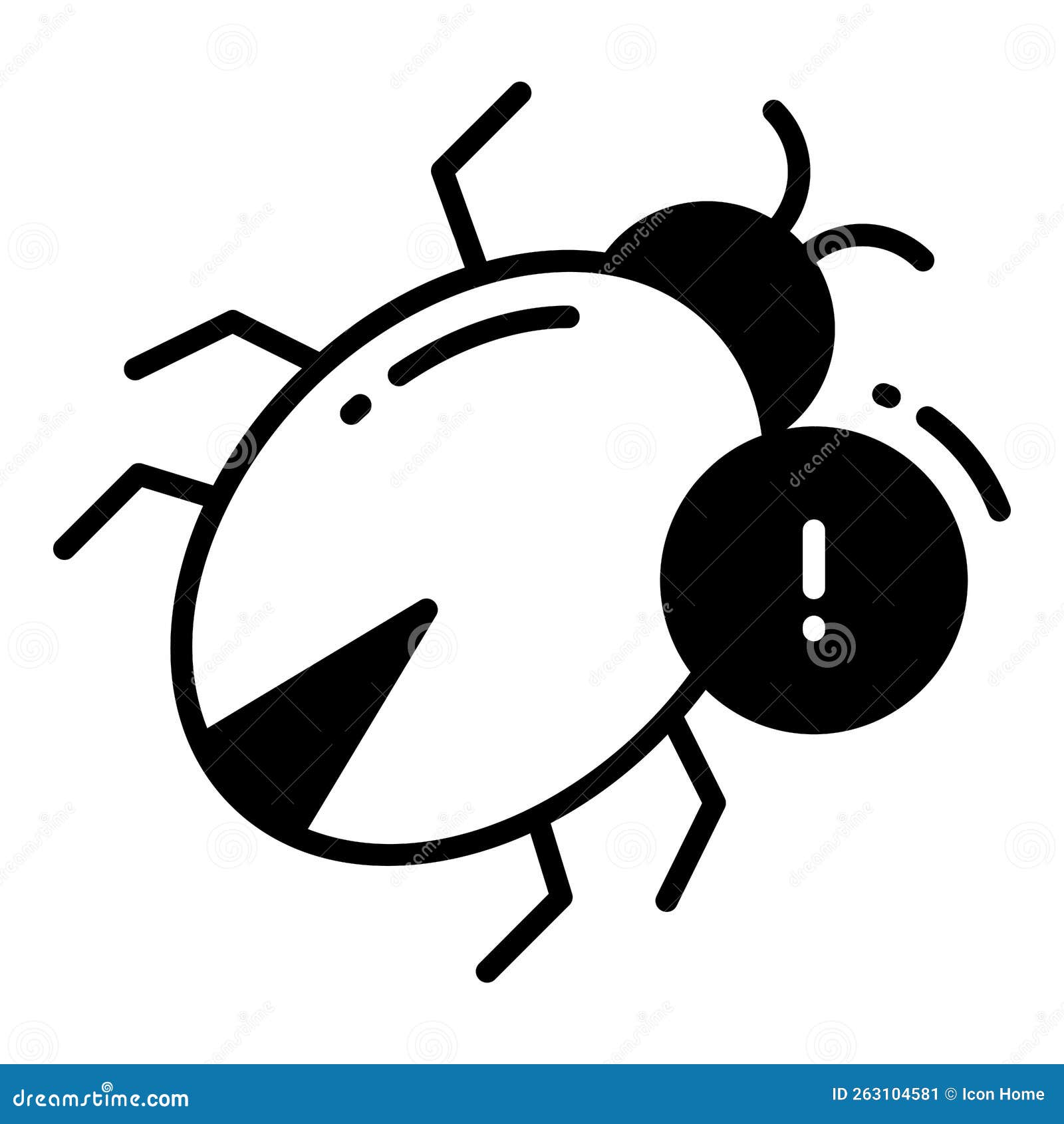Alert Bug, Protection and Security Vector Icons Set Cyber Computer ...