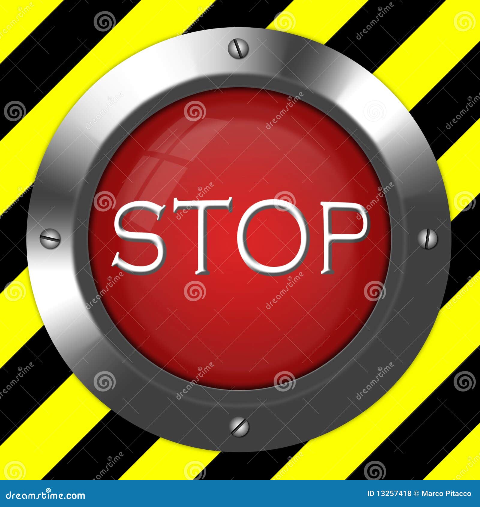 Alert button stock illustration. Illustration of shadow - 13257418