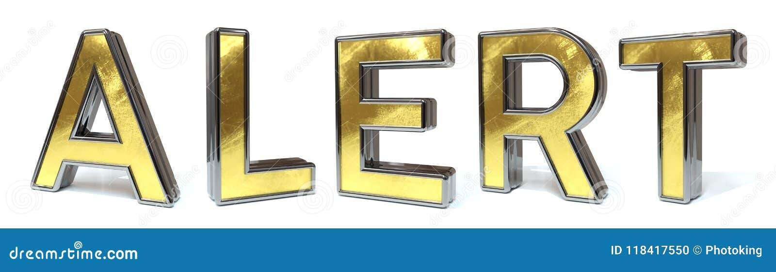 Alert golden text stock illustration. Illustration of matrix - 118417550