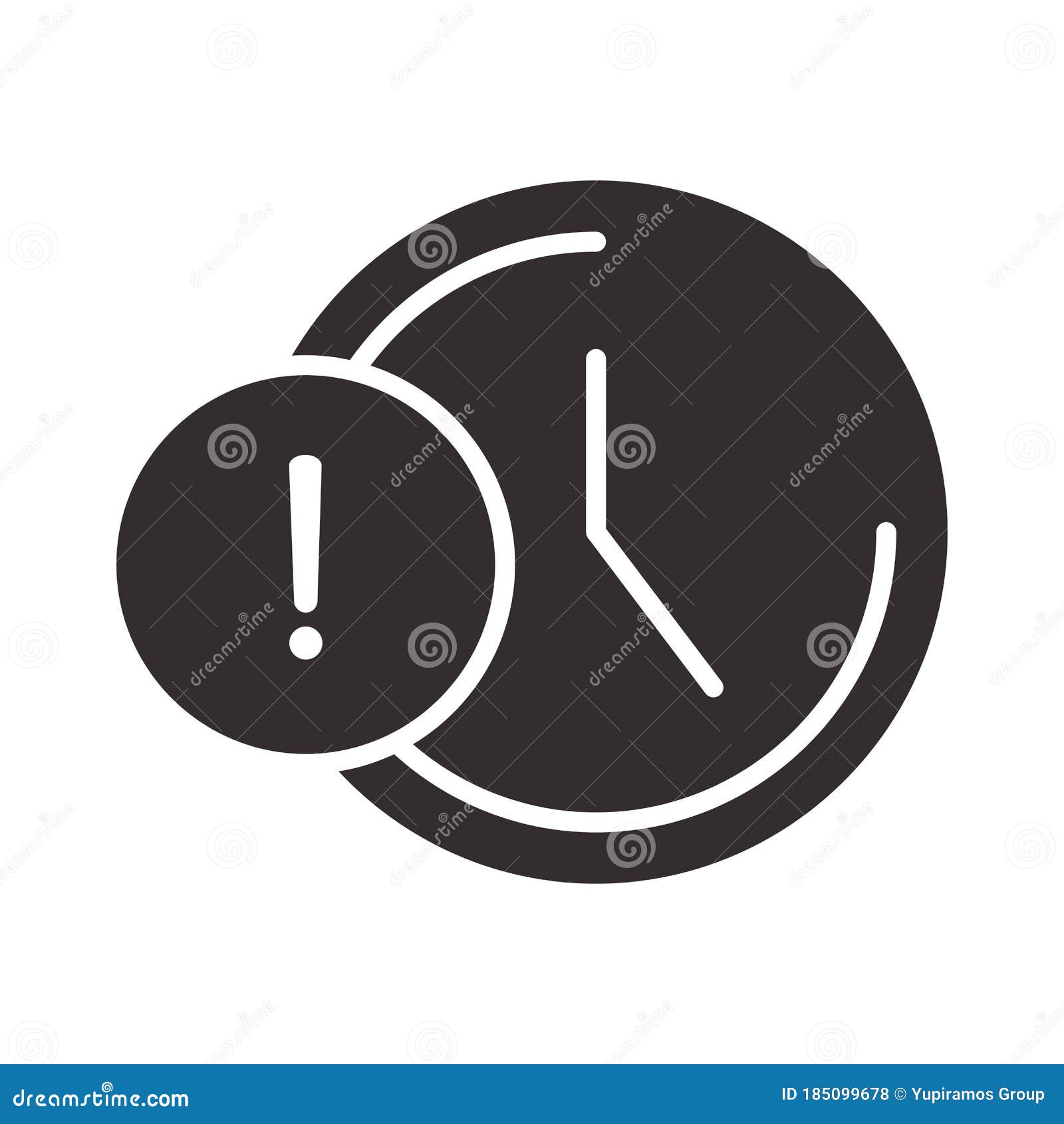 Alert Icon, Clock Time Warning, Attention Danger Exclamation Mark ...