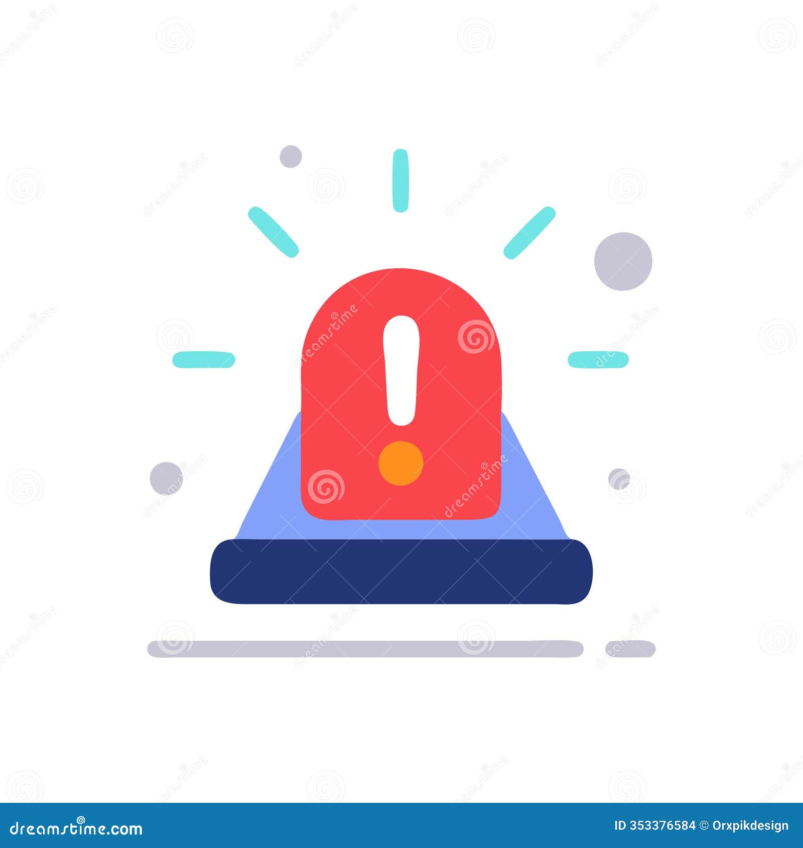 Alert Icon for Emergency Notifications Stock Vector - Illustration of ...