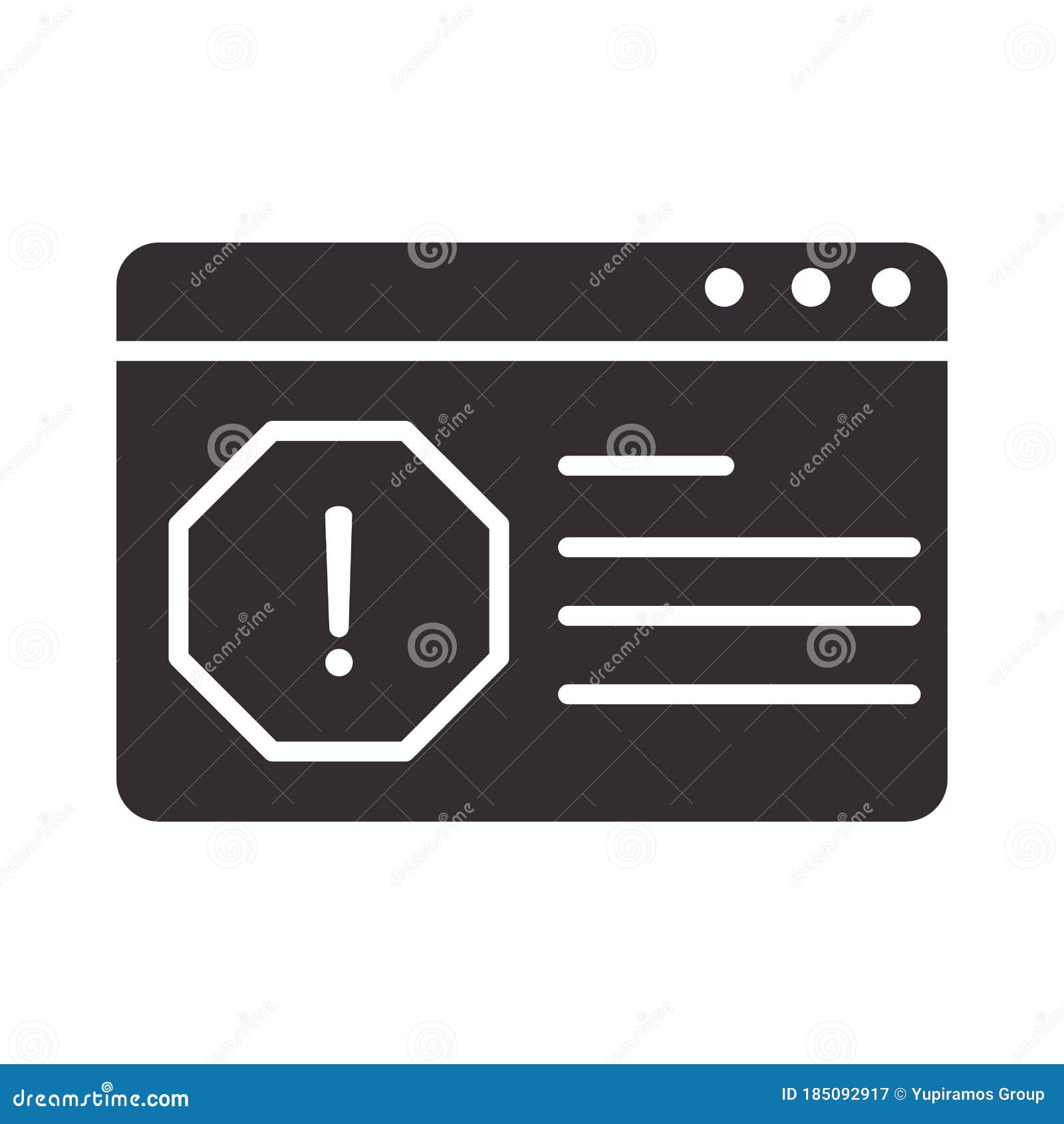 Alert Icon, Website Error Problem, Attention Danger Exclamation Mark ...