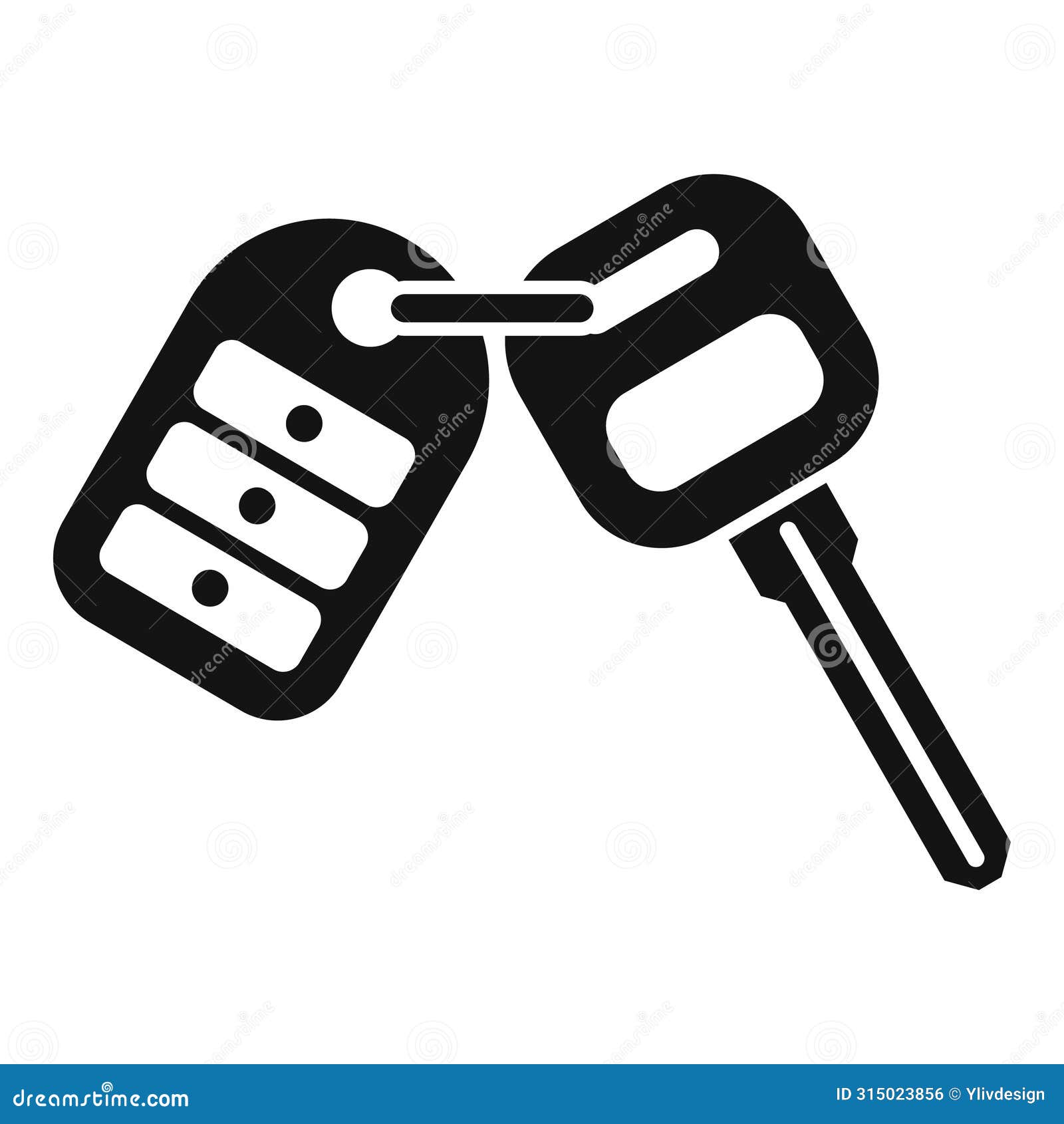 Alert Key Control Icon Simple Vector. Modern Vehicle Stock Vector ...