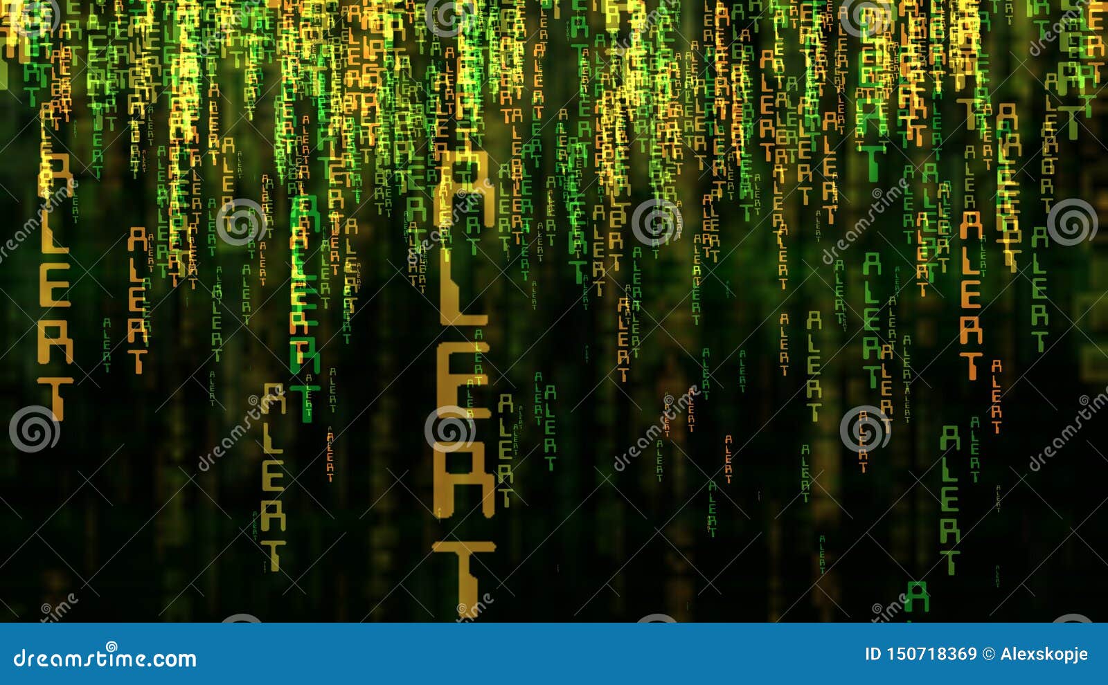 Alert Matrix Concept stock image. Image of technology - 150718369