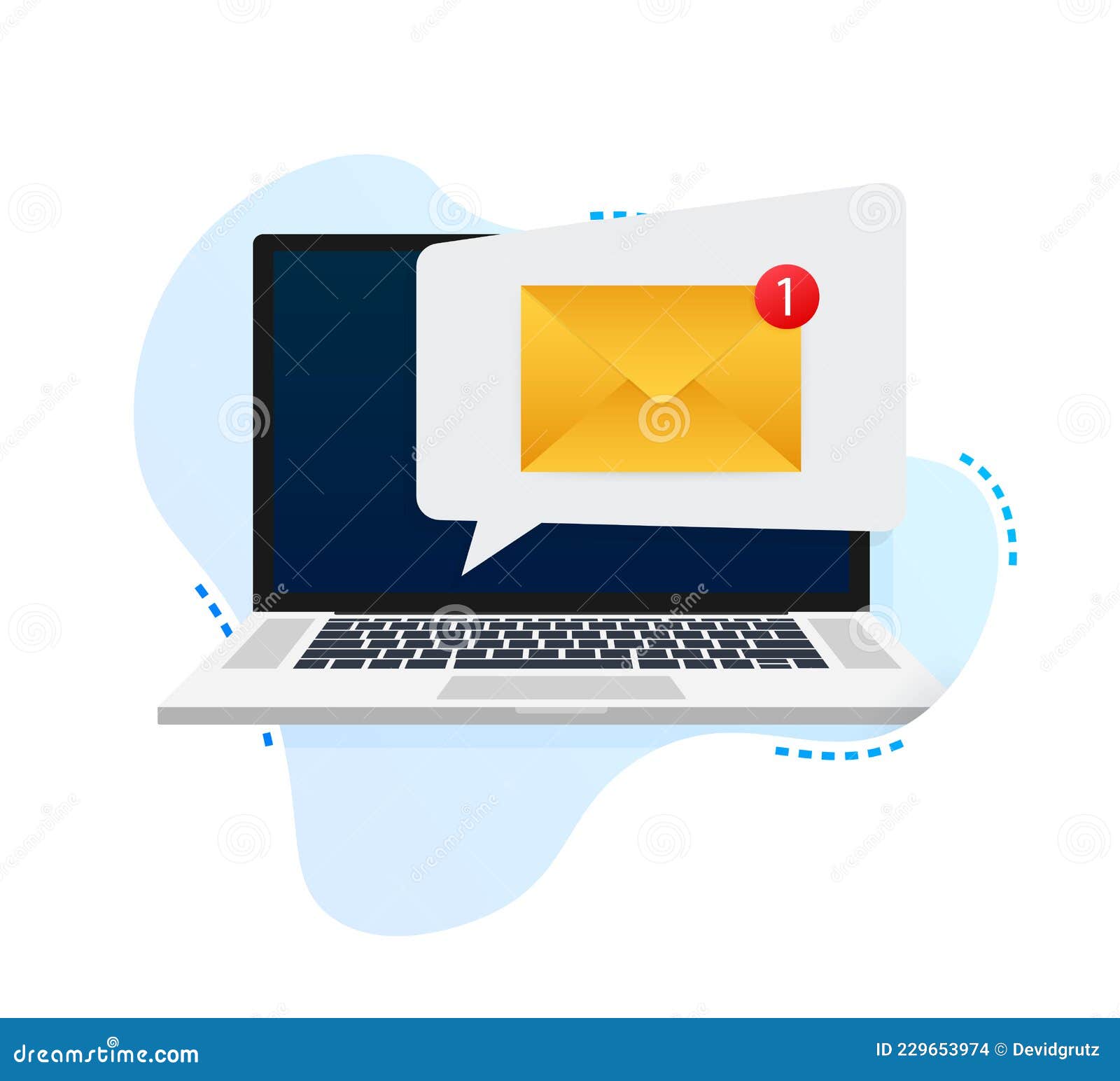 Alert Message Laptop Notification. Danger Error Alerts, Laptop Virus ...