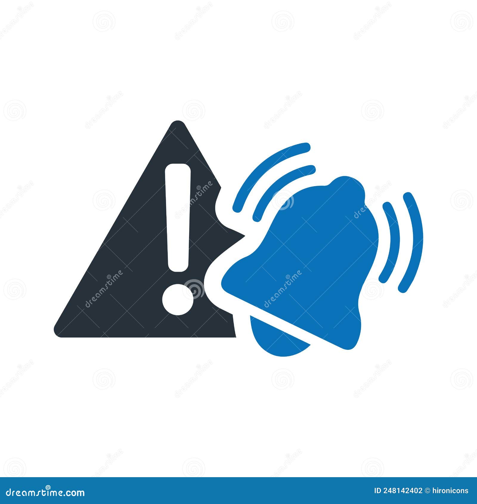 Alert, Notification, Warning Icon. Editable Vector Logo Stock ...