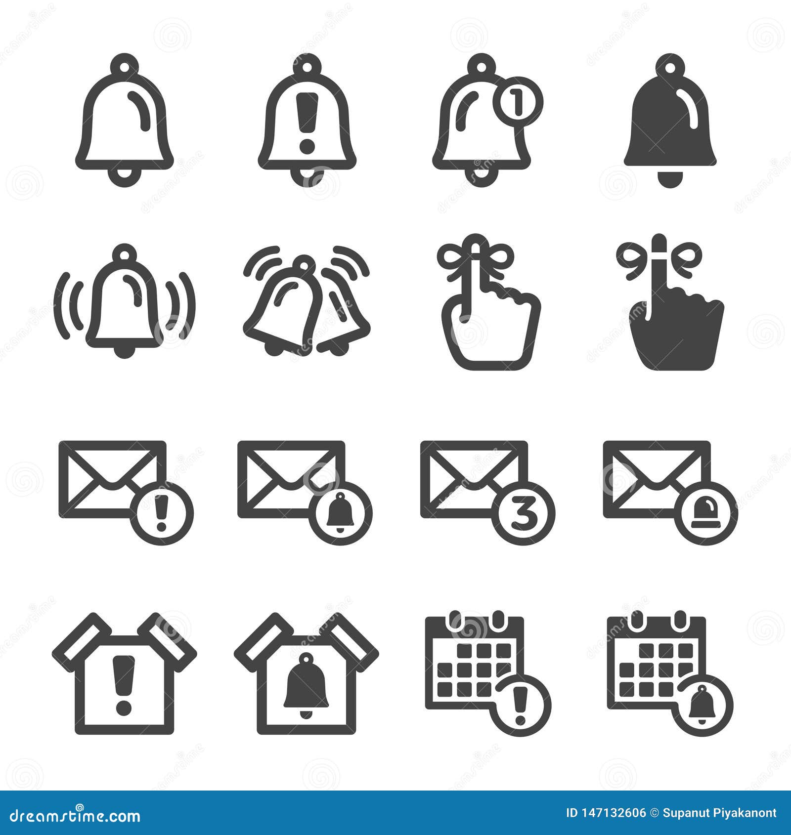Reminder Icon Vector Illustration | CartoonDealer.com #517500