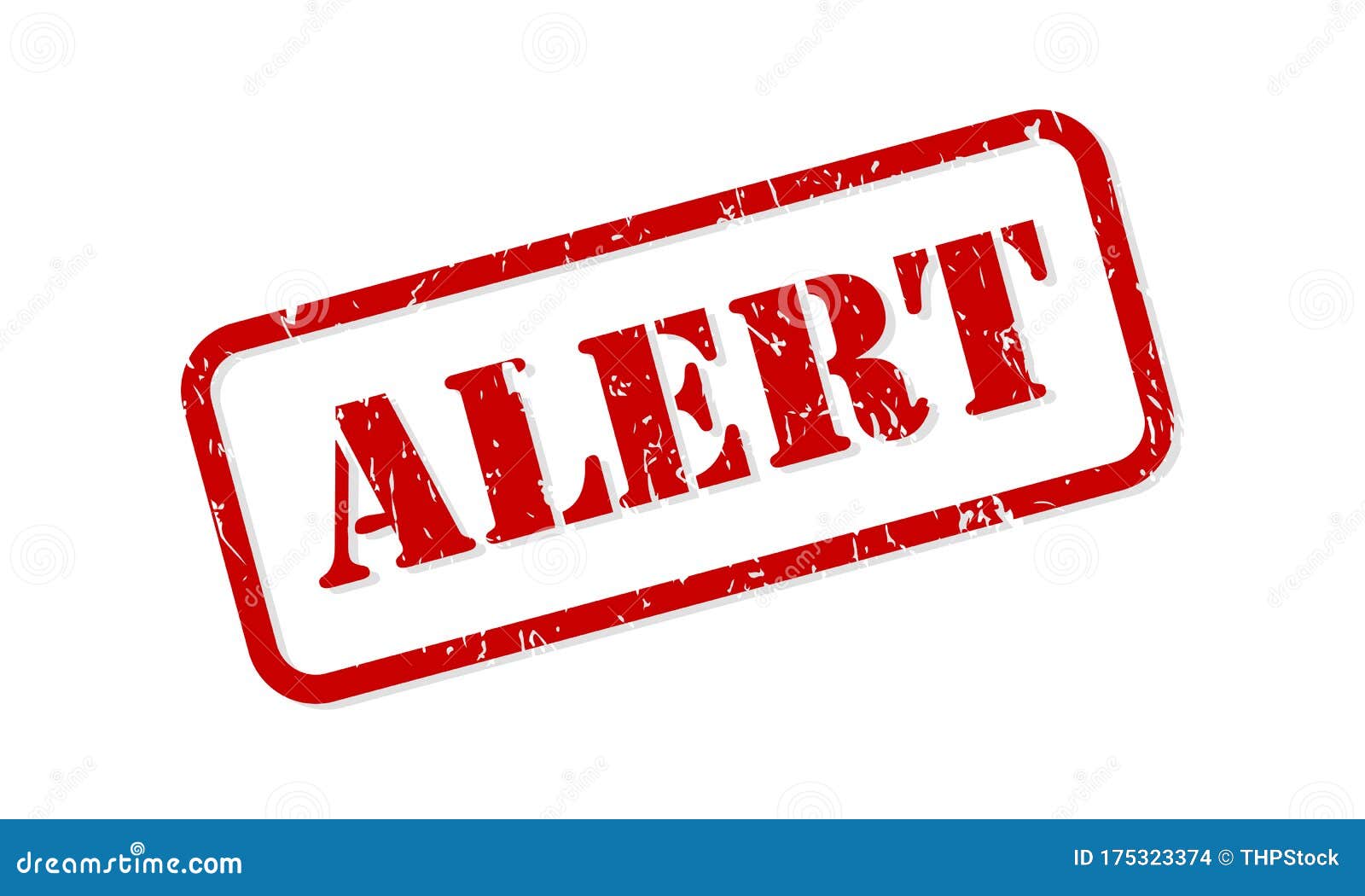 Alert Rubber Stamp Vector stock vector. Illustration of warning - 175323374