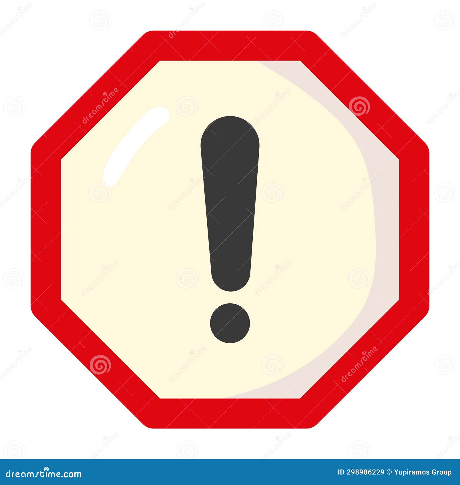 Alert symbol illustration stock vector. Illustration of symbol - 298986229
