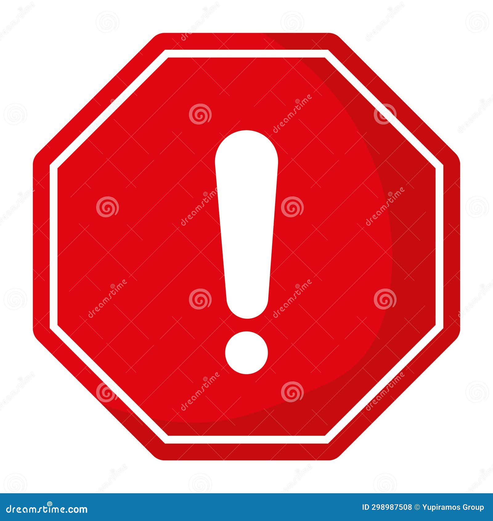Alert symbol red stock illustration. Illustration of exclamation ...
