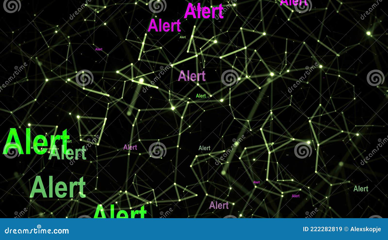 Alert Text Against Abstract Background Stock Illustration ...