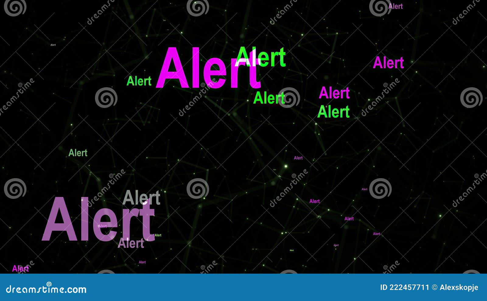 Alert Text Against Abstract Background Stock Illustration ...