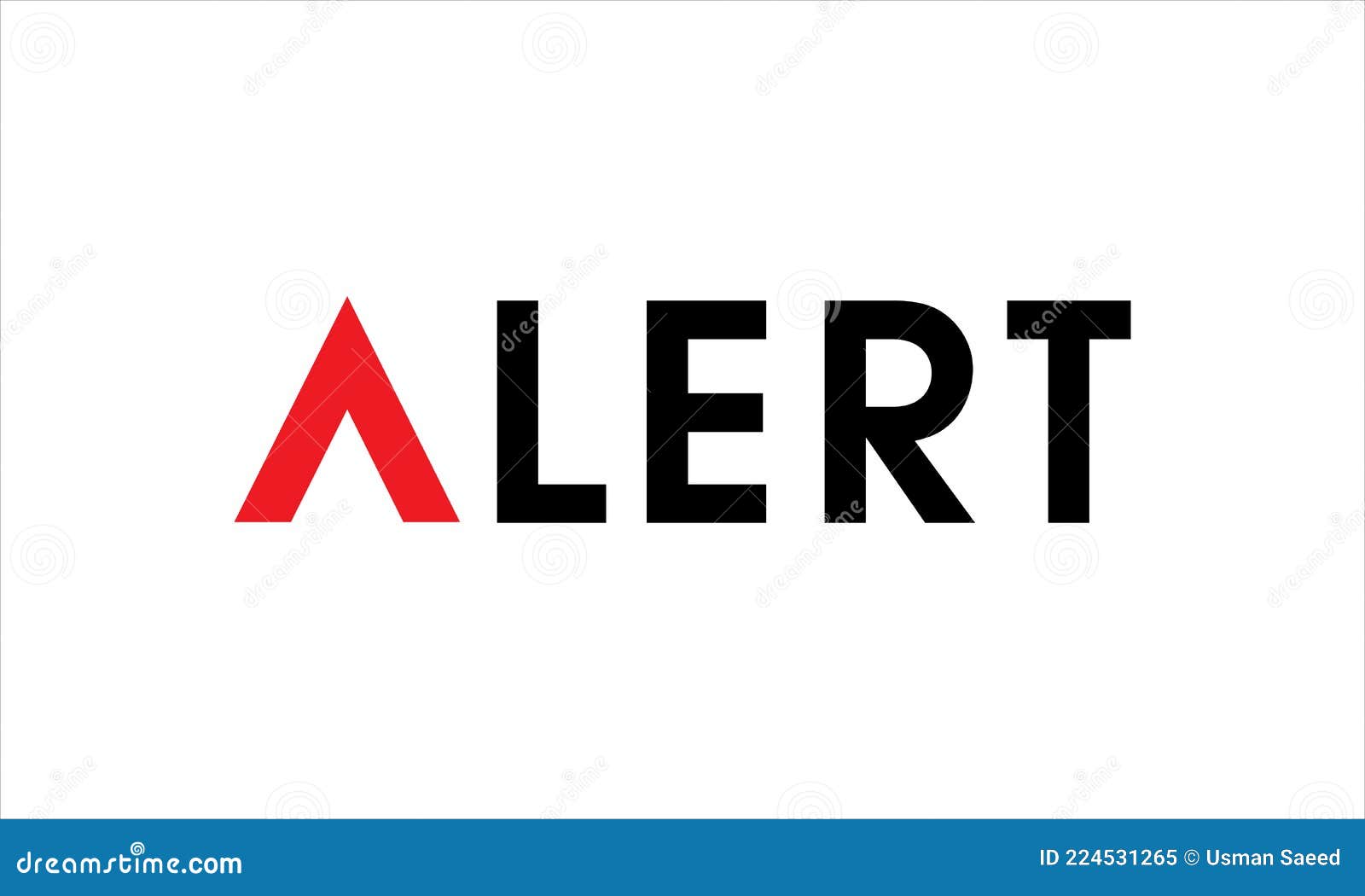 Alert Typography Icon Logo Design IllustrationAlert Typography Icon ...
