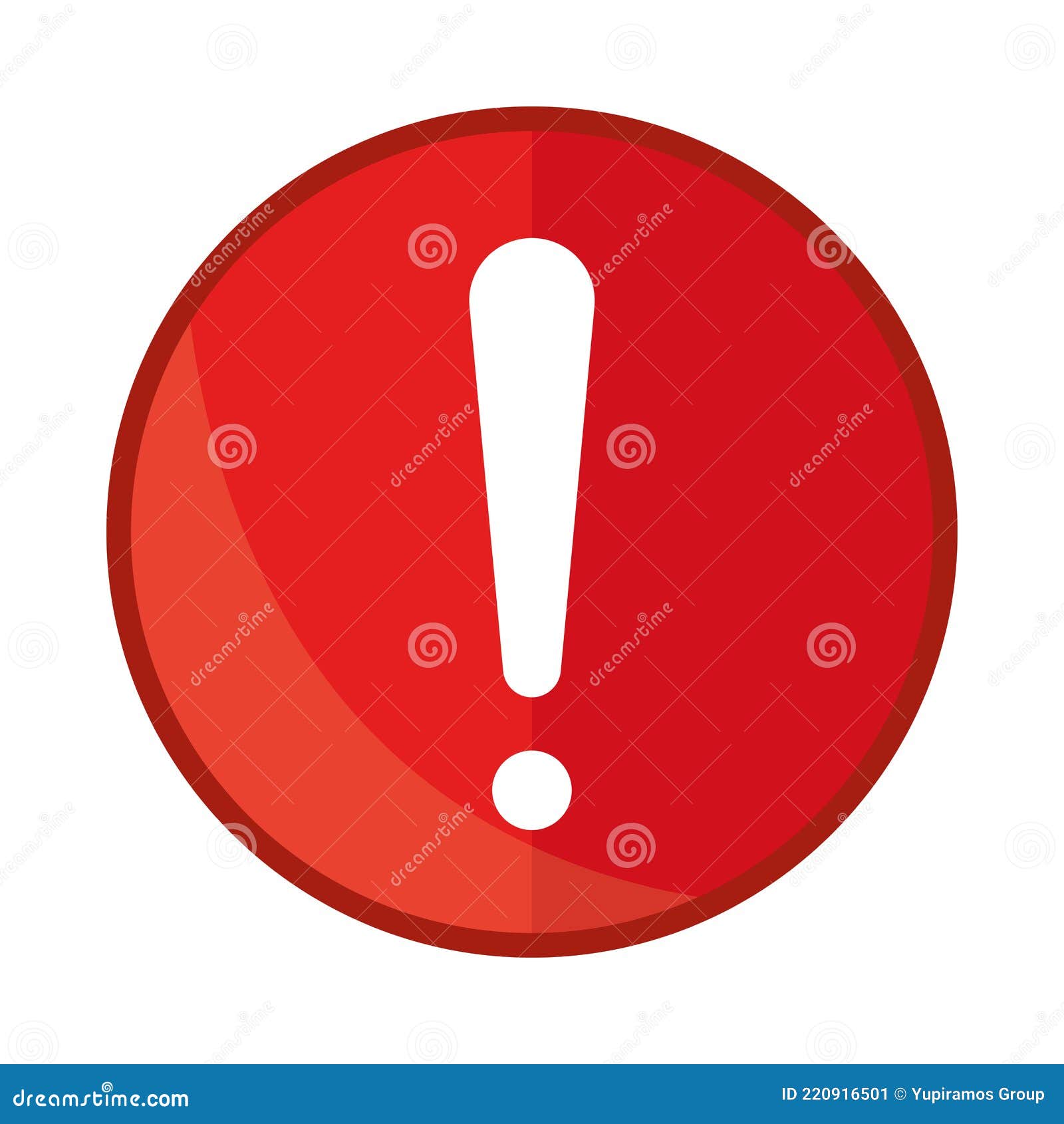 Alert warning symbol stock vector. Illustration of information - 220916501