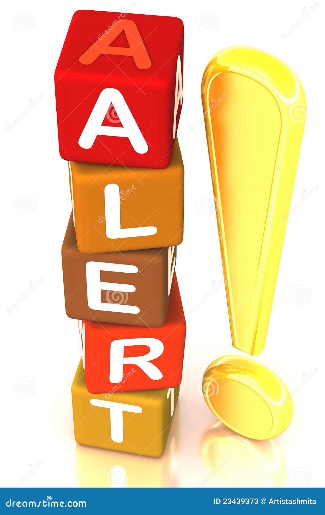 Alerta ilustração stock. Ilustração de perigo, exclamare - 23439373