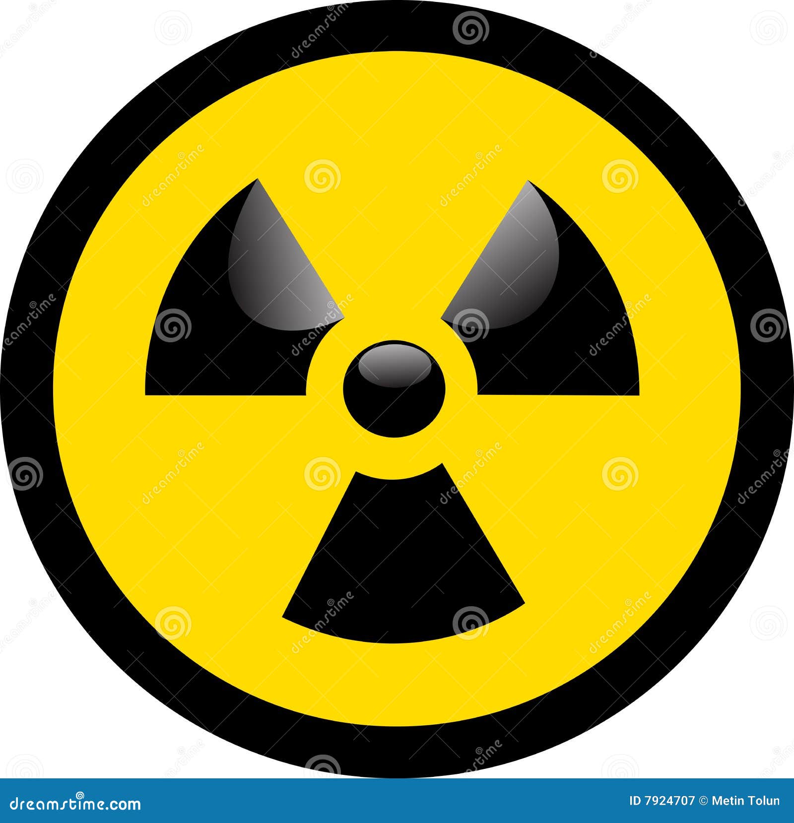 Alerta nuclear ilustración del vector. Ilustración de alerta - 7924707