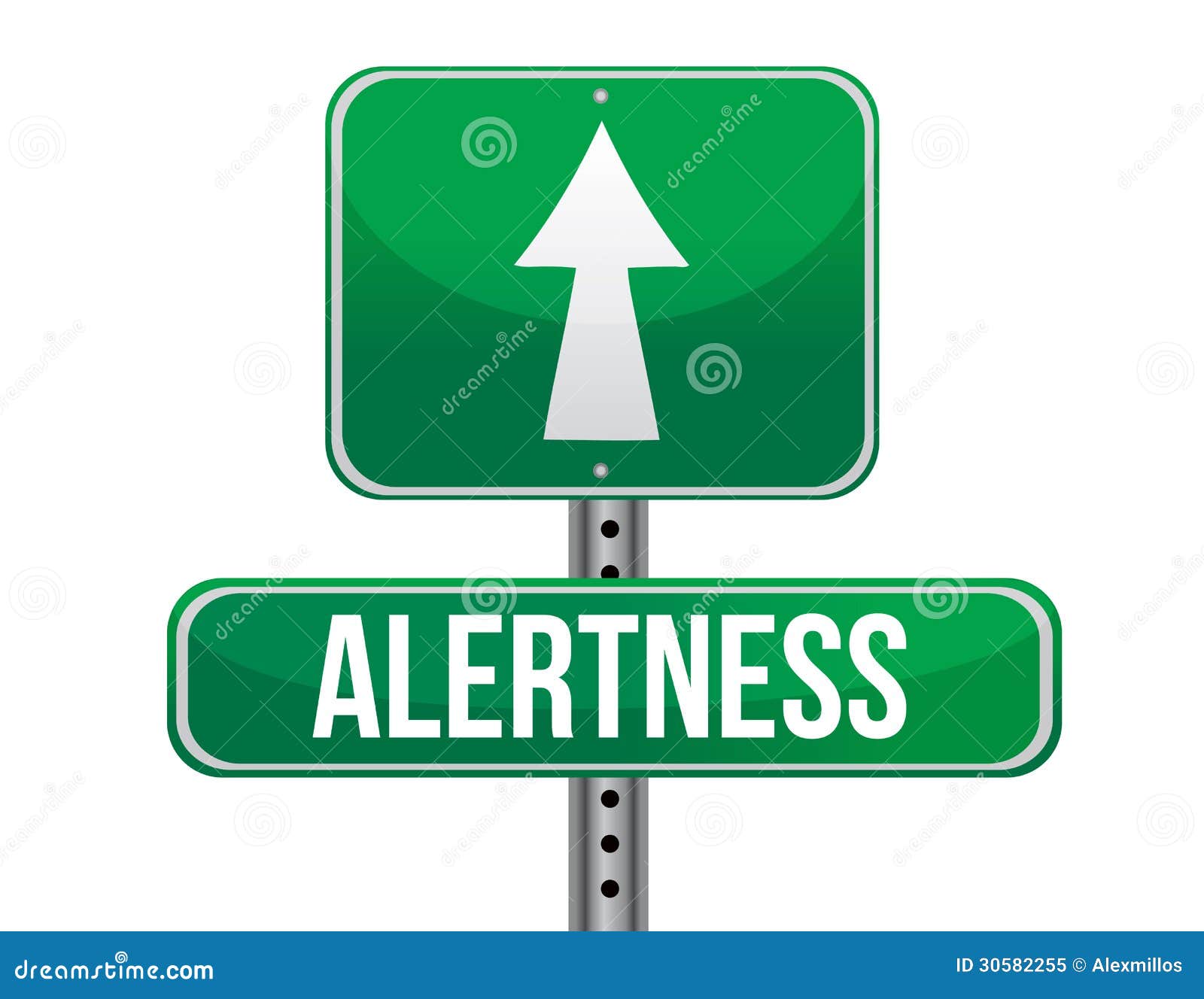 Alertness Road Sign Illustration Design Royalty Free Stock Photo ...