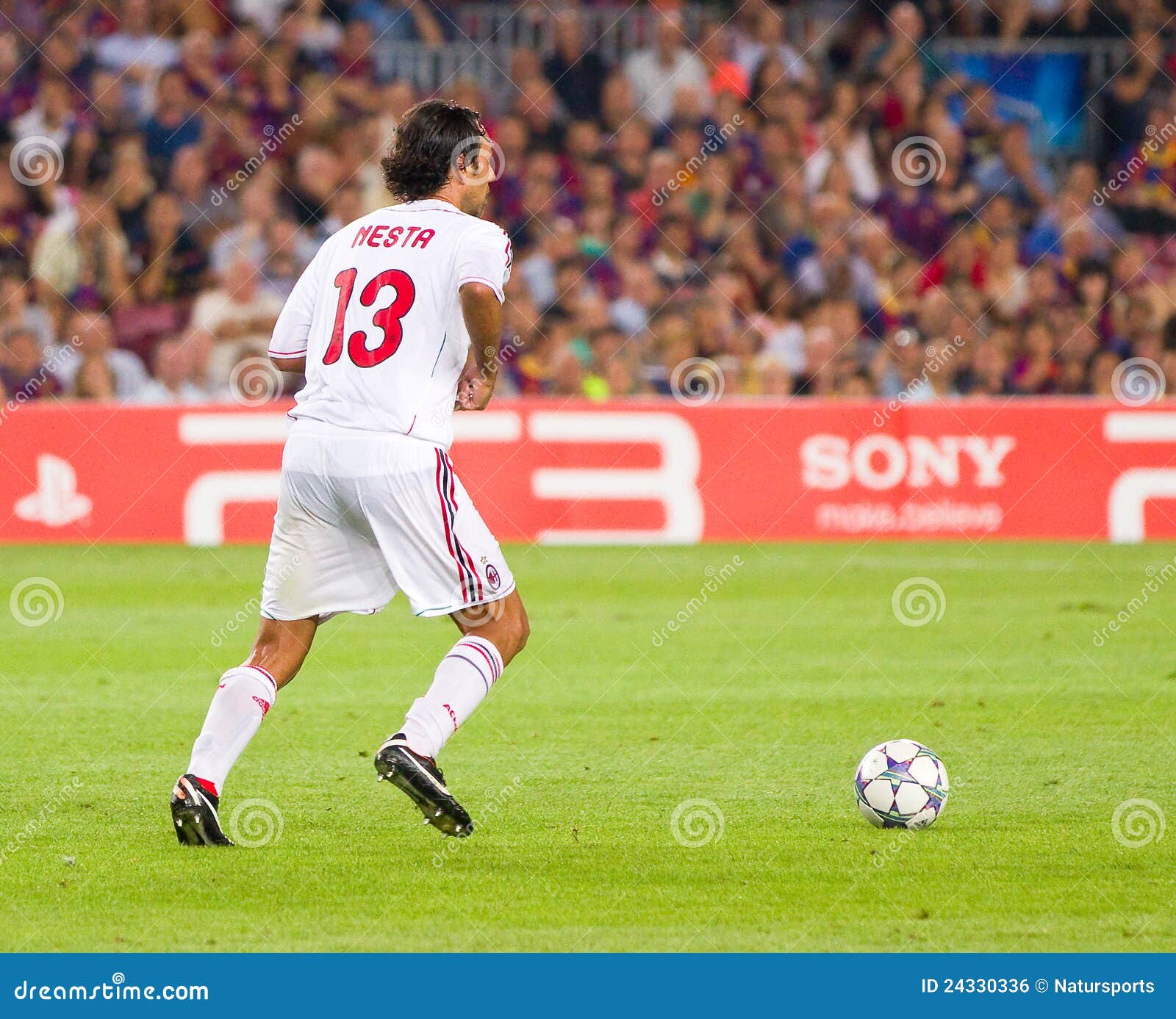 Alessandro Nesta editorial photo. Image of dribbling - 24330336
