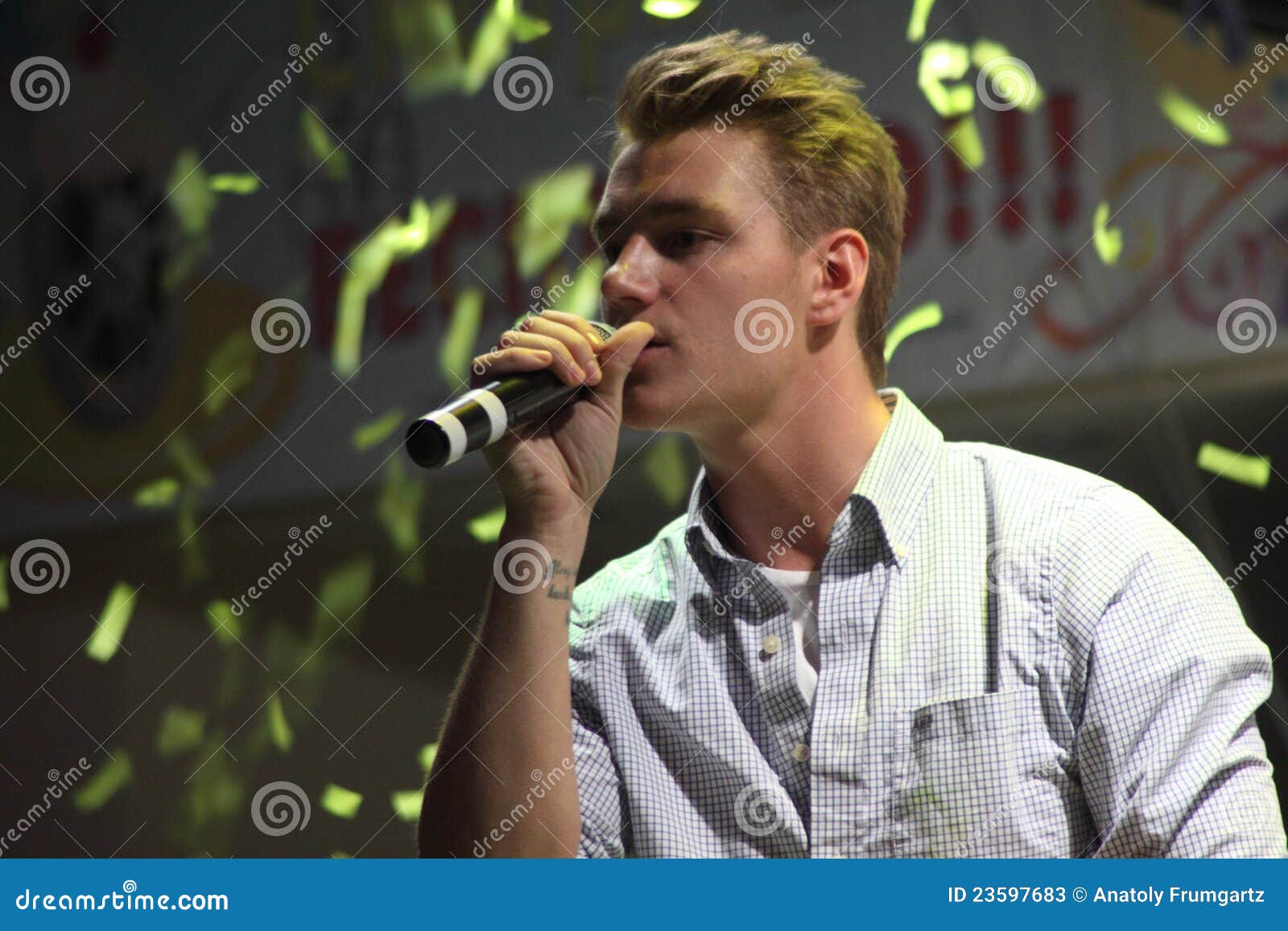 Alex Sparrow at the Concert Editorial Stock Photo - Image of light ...