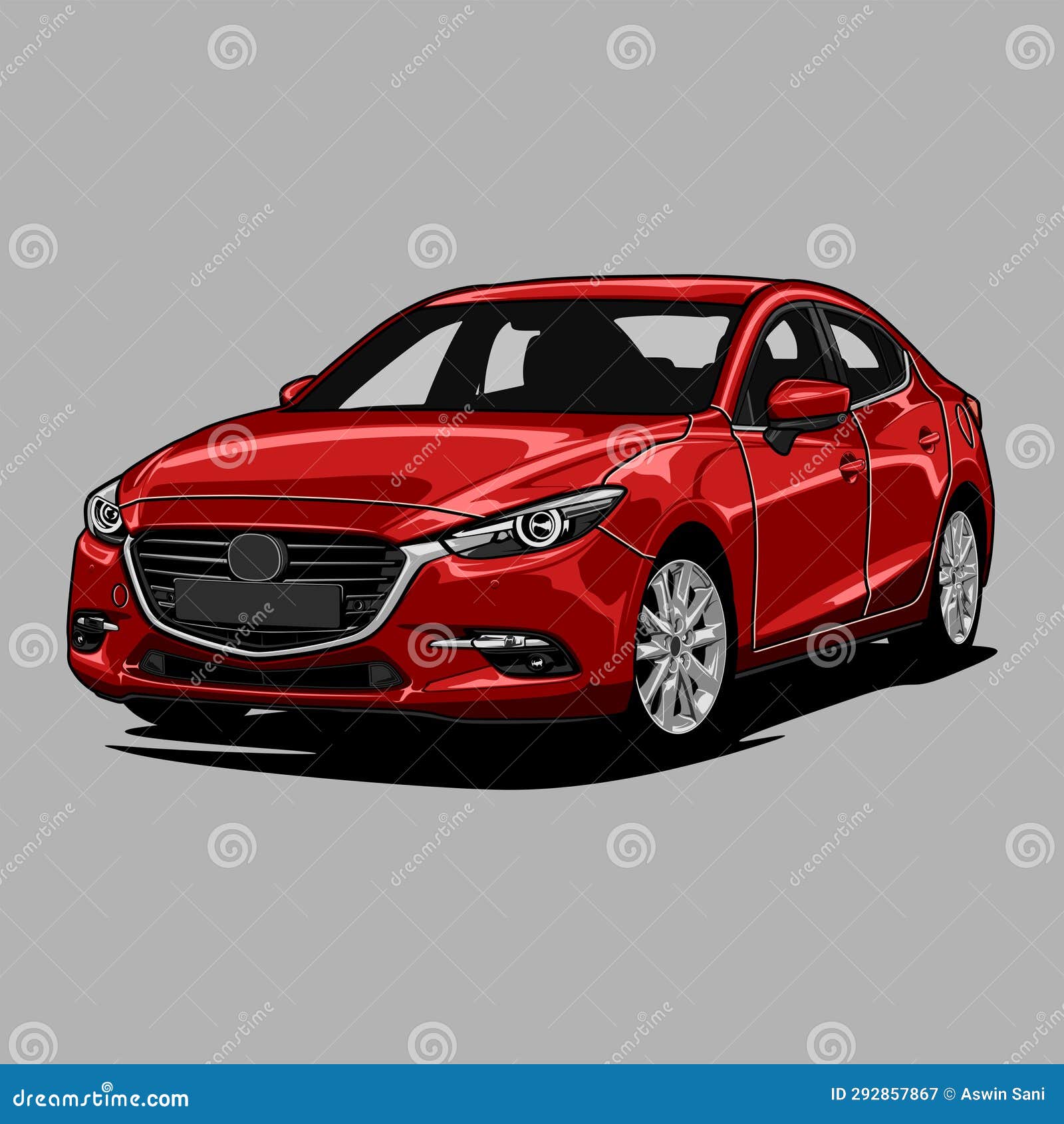 Alexa 3 stock illustration. Illustration of engine, wheel - 292857867