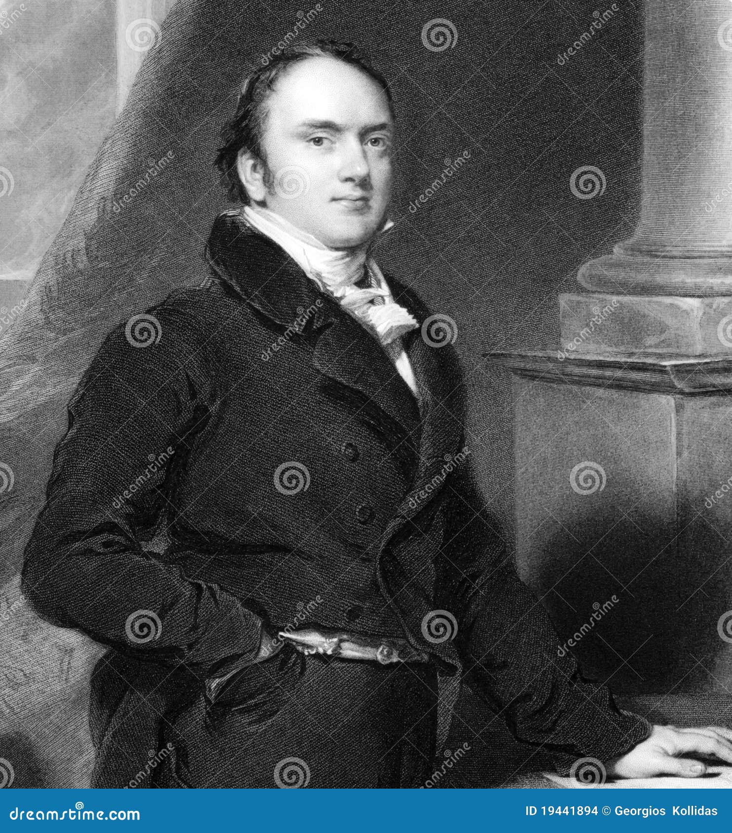 Alexander Baring redactionele stock afbeelding. Image of historisch ...