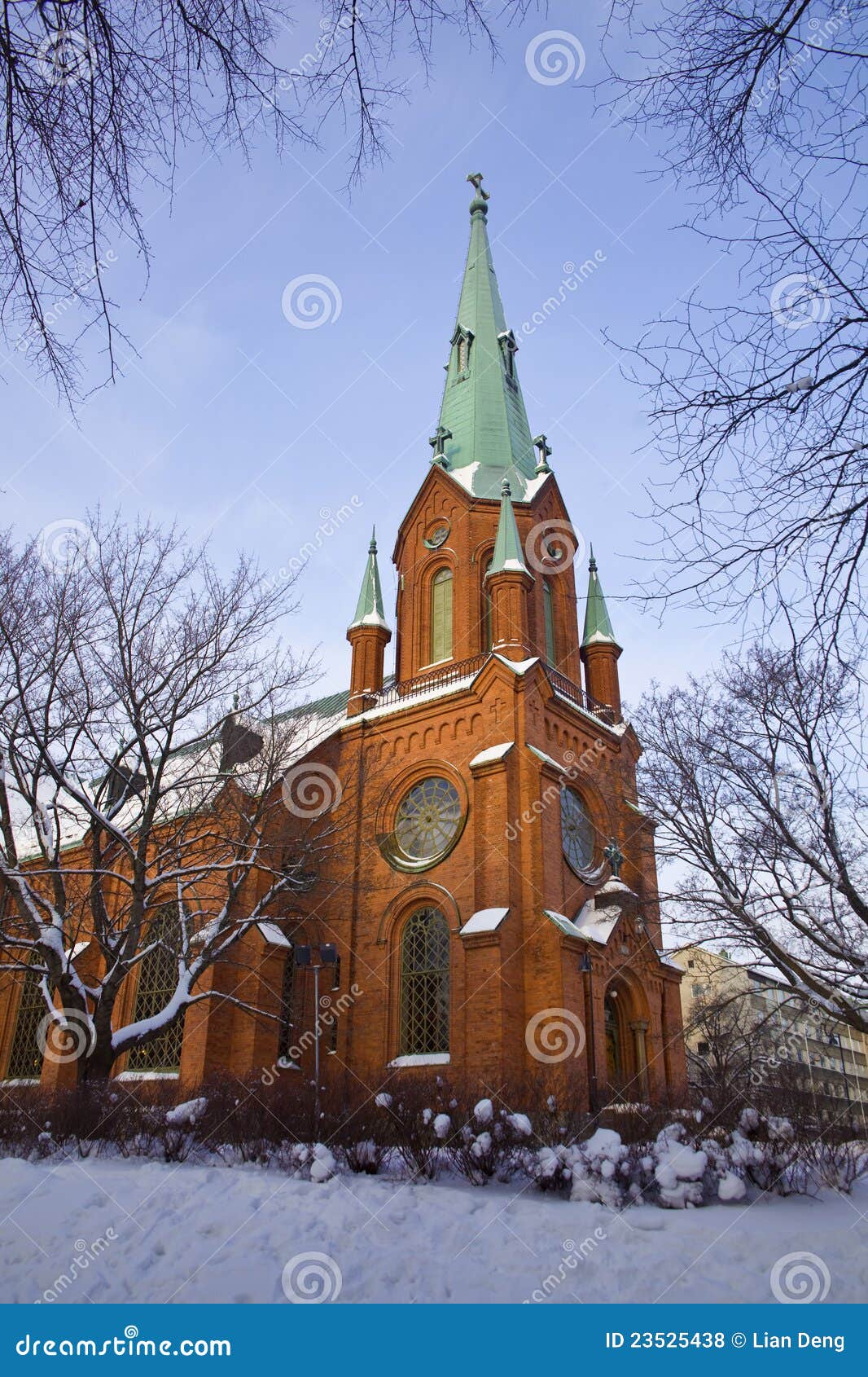 Alexander Cathedral in Tampere Stock Photo - Image of heavenly ...
