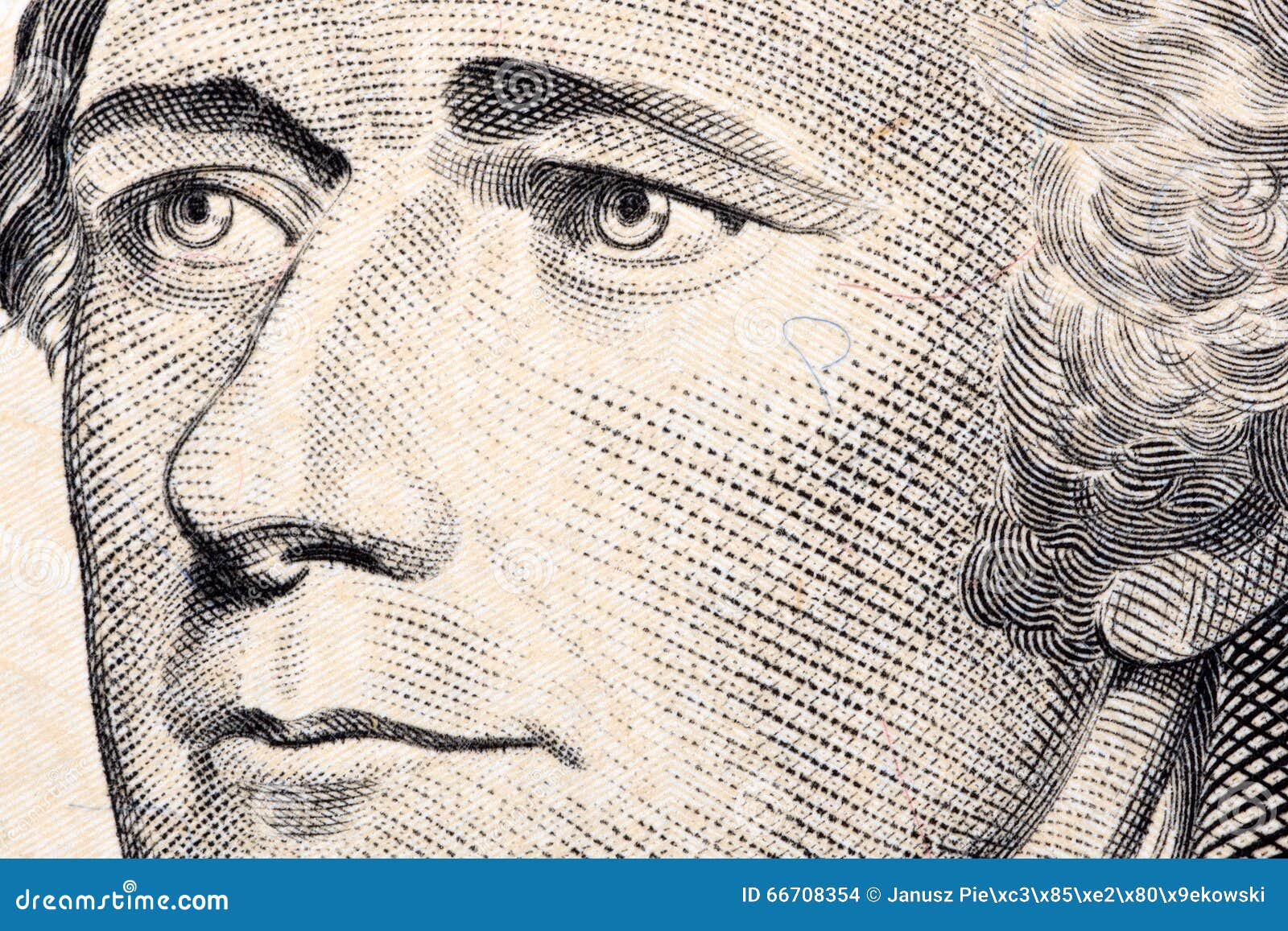 Alexander Hamilton, a Close-up Portrait Stock Photo - Image of state ...